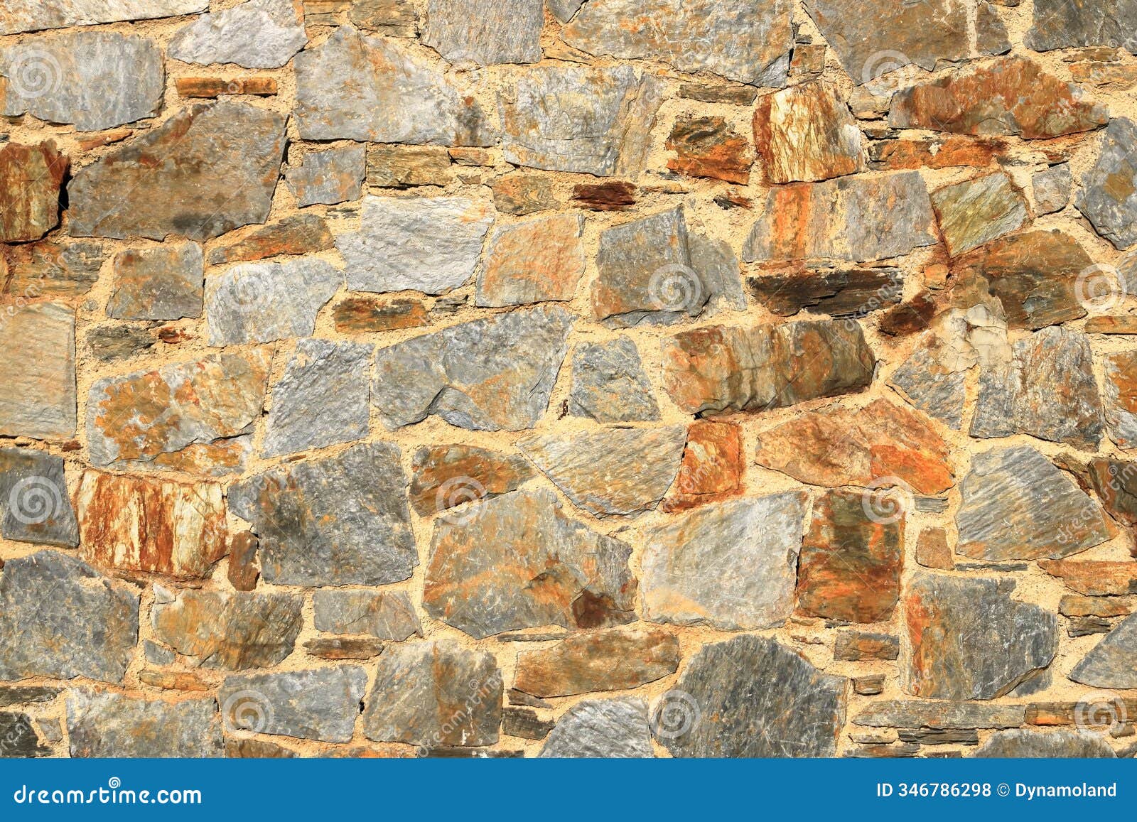 Yellow Beige Sand Color Stone Brick Vertical Wall Stock Photo - Image ...