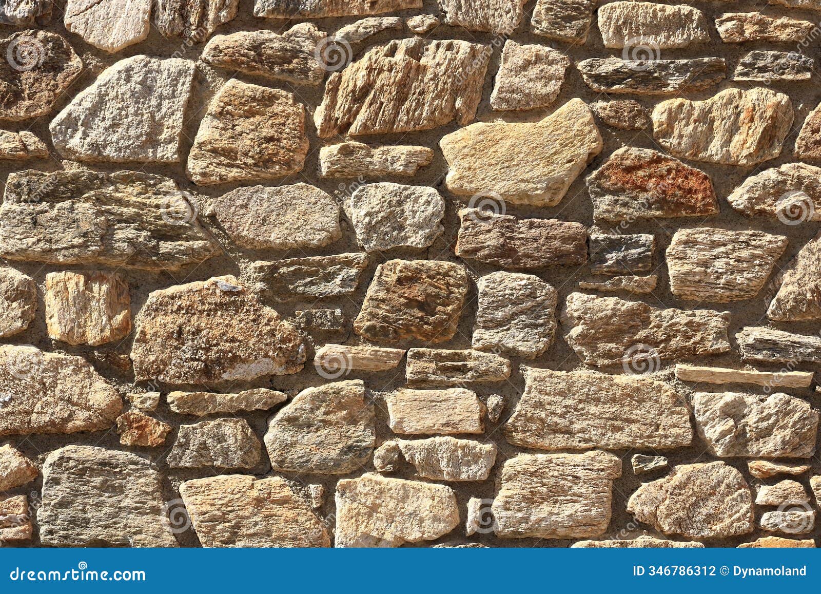 Yellow Beige Sand Color Stone Brick Vertical Wall Stock Photo - Image ...