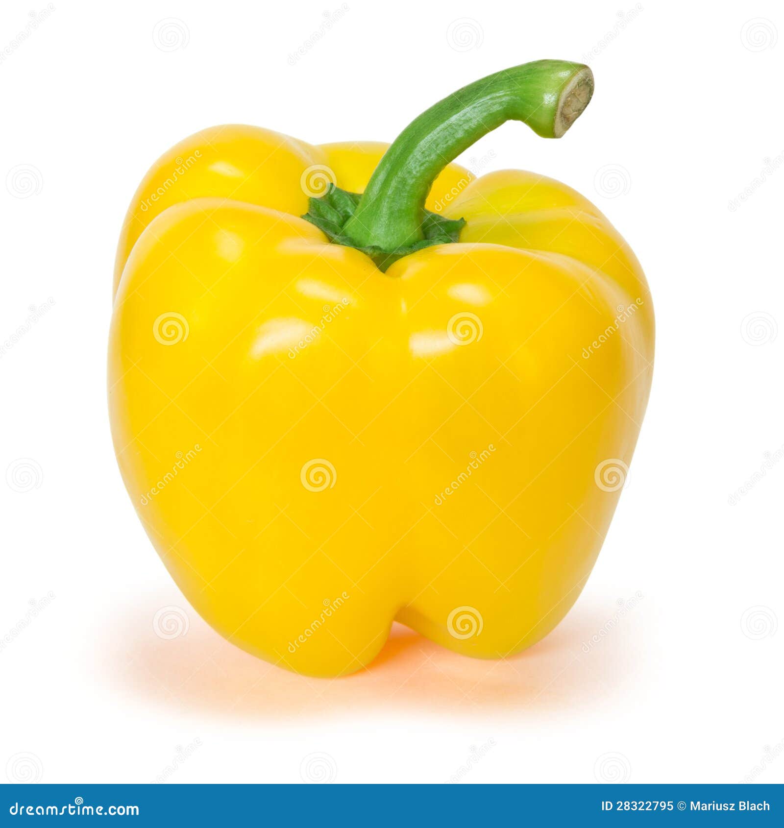 Yellow bell pepper stock image. Image of pepper, vegetable - 28322795