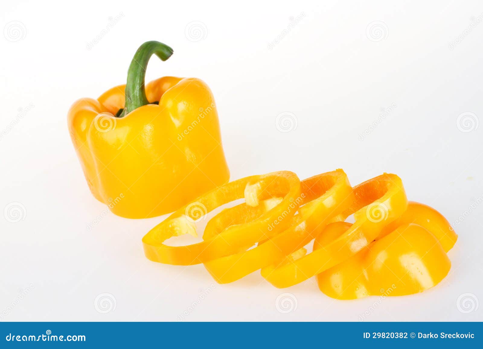 Bell pepper sliced stock photo. Image of ingredient, vegetable - 29820382