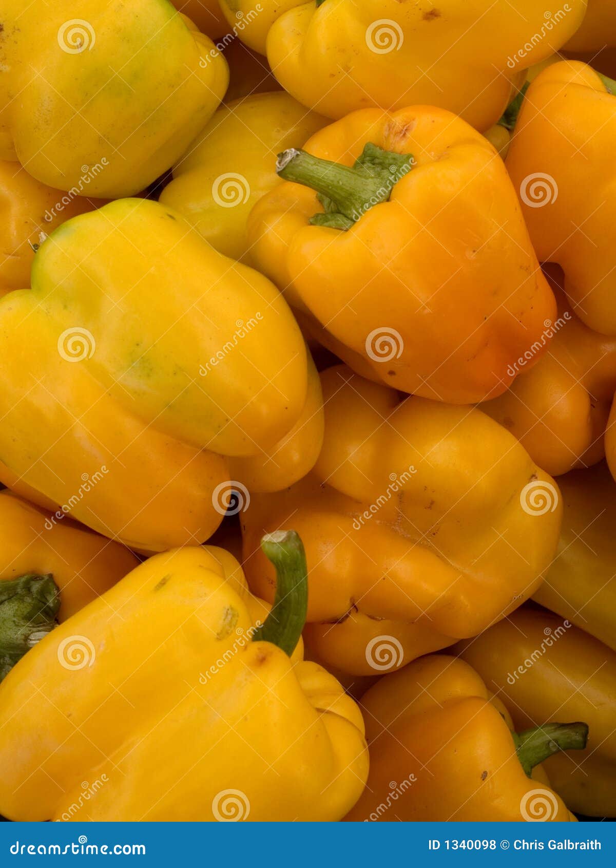 Yellow bell peppers stock photo. Image of cooking, bell - 1340098
