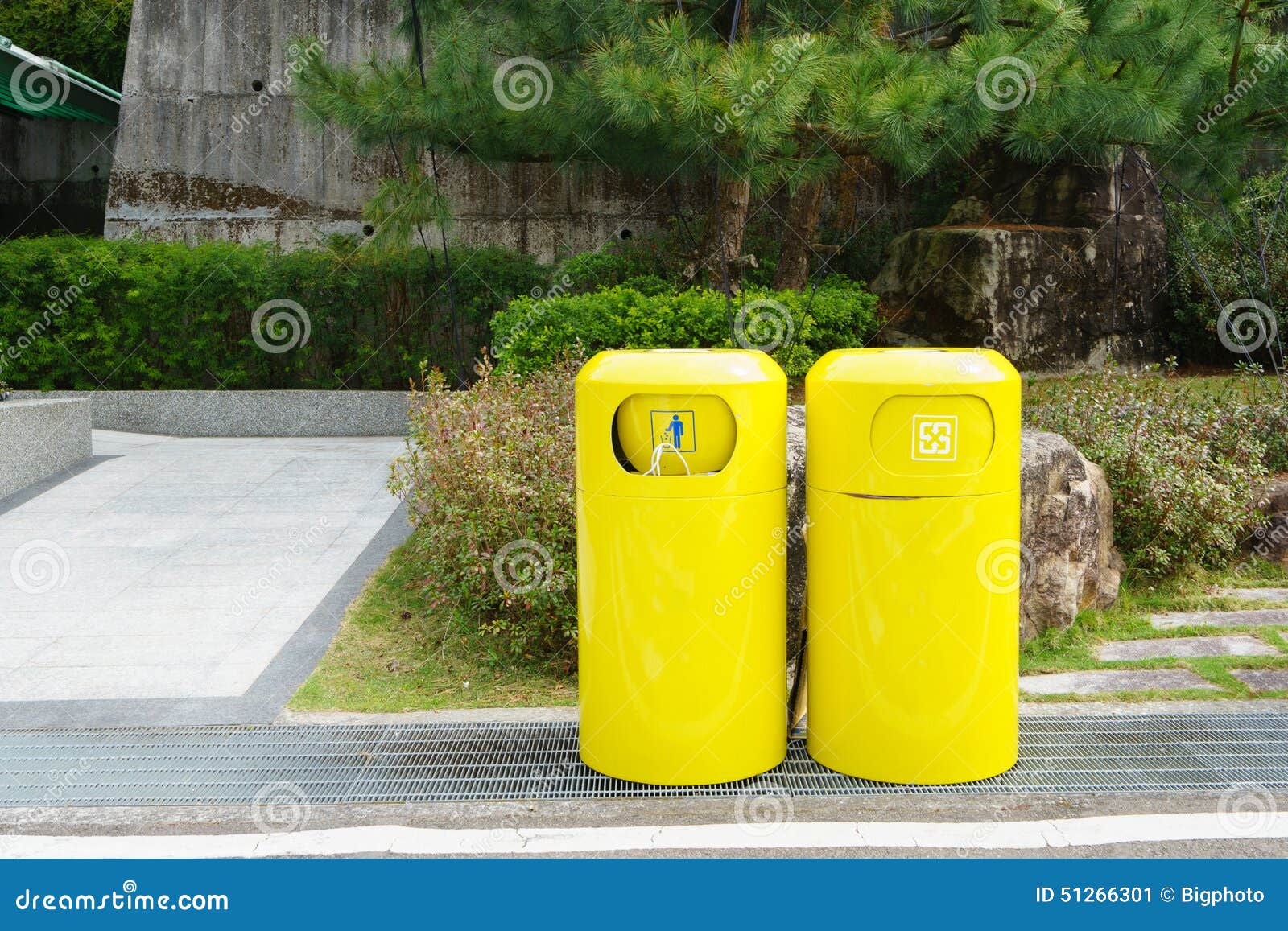 Yellow Bin , Recycling Bins Stock Image - Image of rubbish, recycle ...