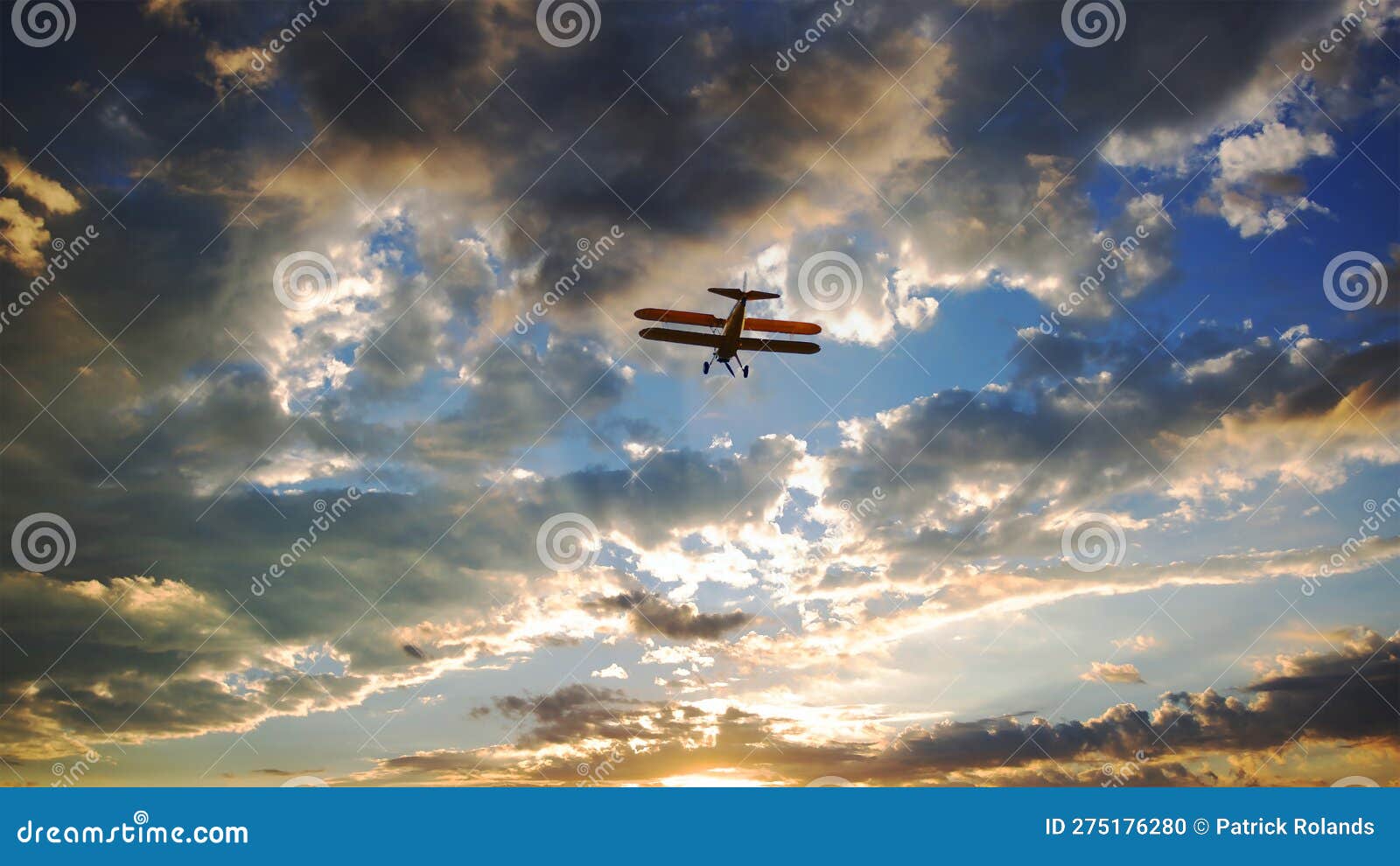 Biplane Flying At Aero India Royalty-Free Stock Image | CartoonDealer ...