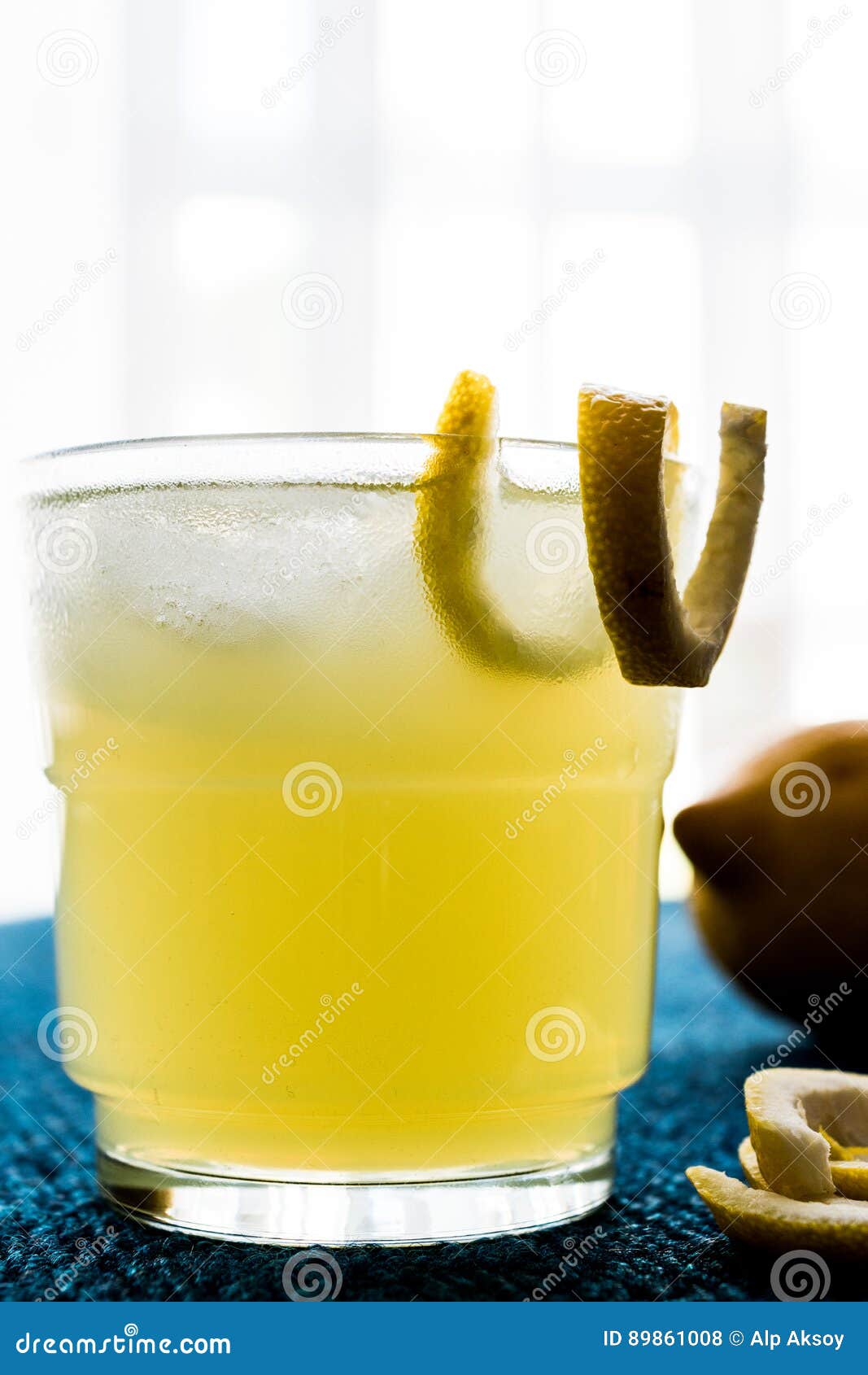 Yellow Bird Cocktail with Lemon. Stock Photo - Image of citrus, natural ...