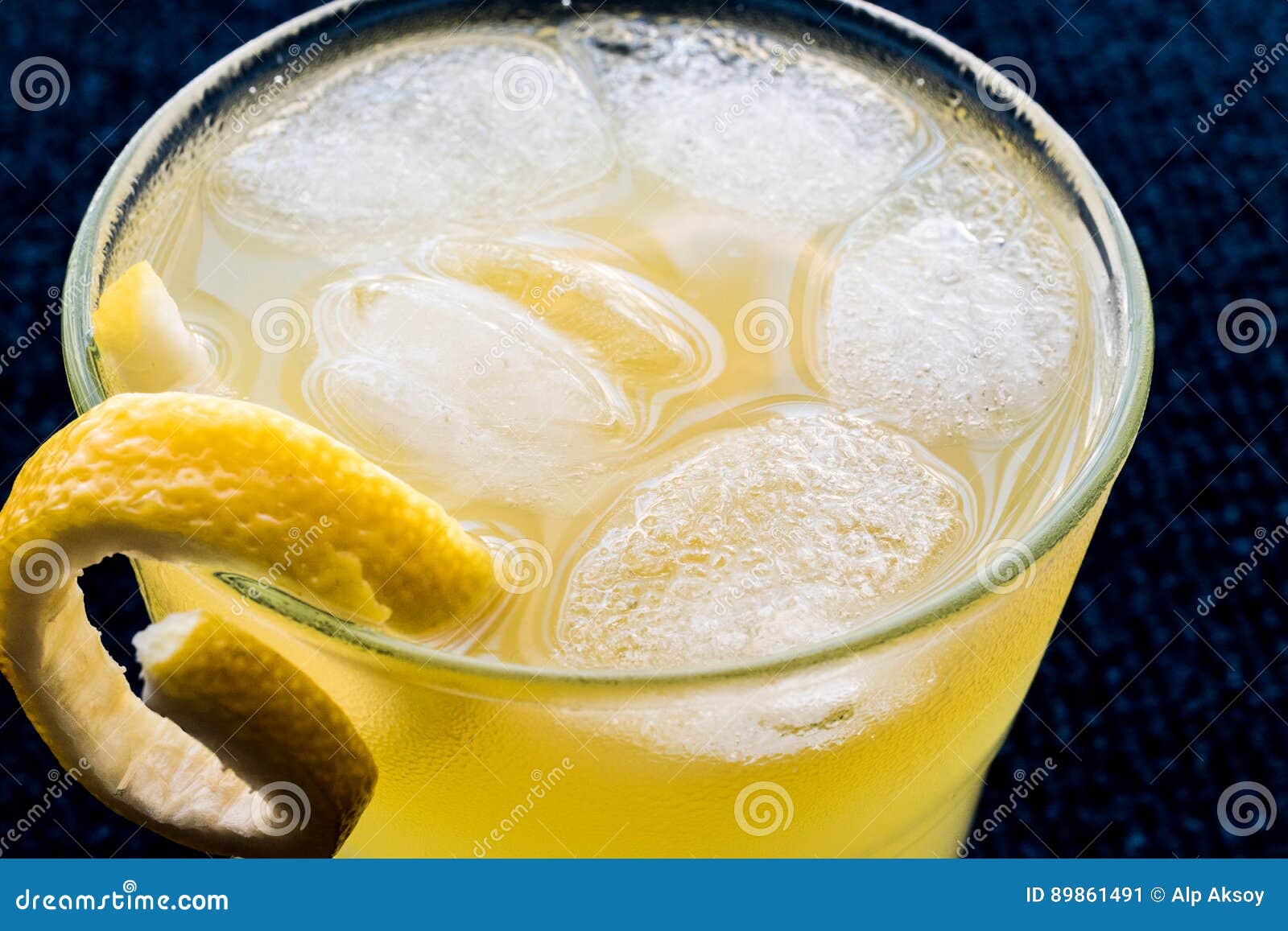 Yellow Bird Cocktail with Lemon. Stock Image - Image of margarita ...