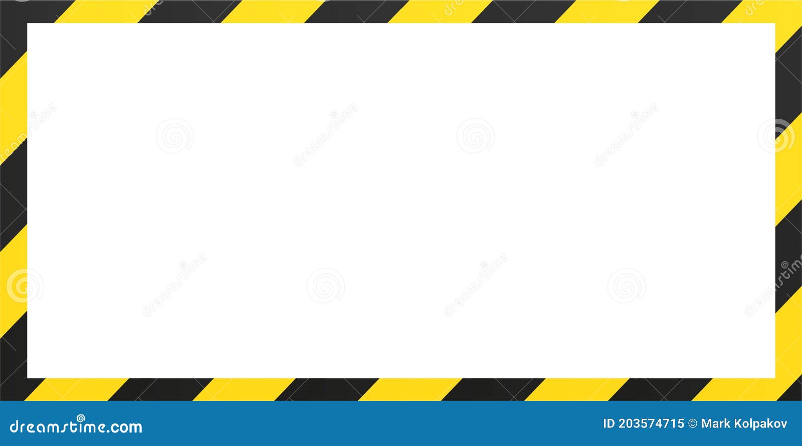 Yellow Black Background Stripes for Text. Risk Sign Abstract Pattern ...
