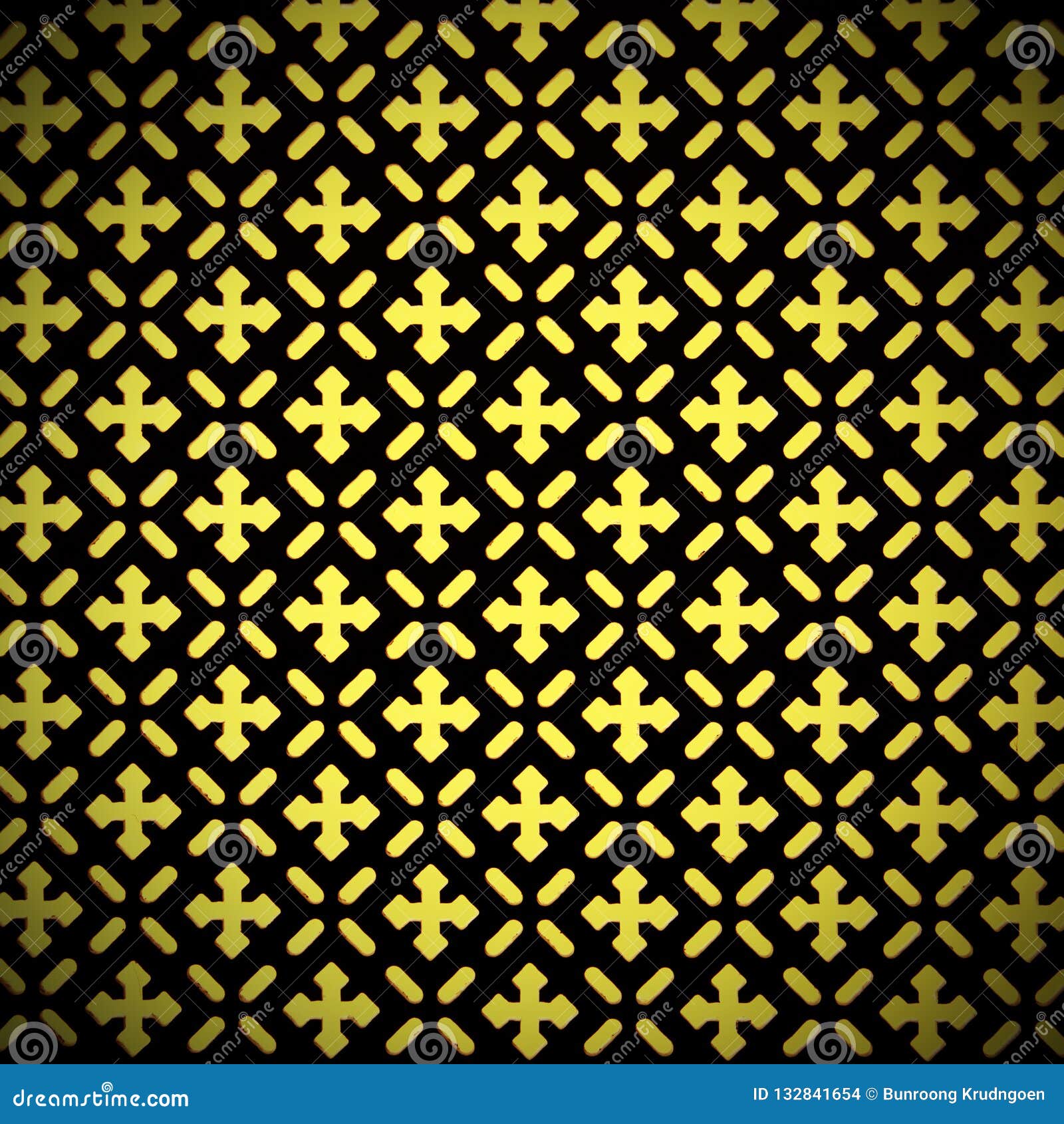 Yellow and Black Background for Text Stock Photo - Image of thai, glow ...