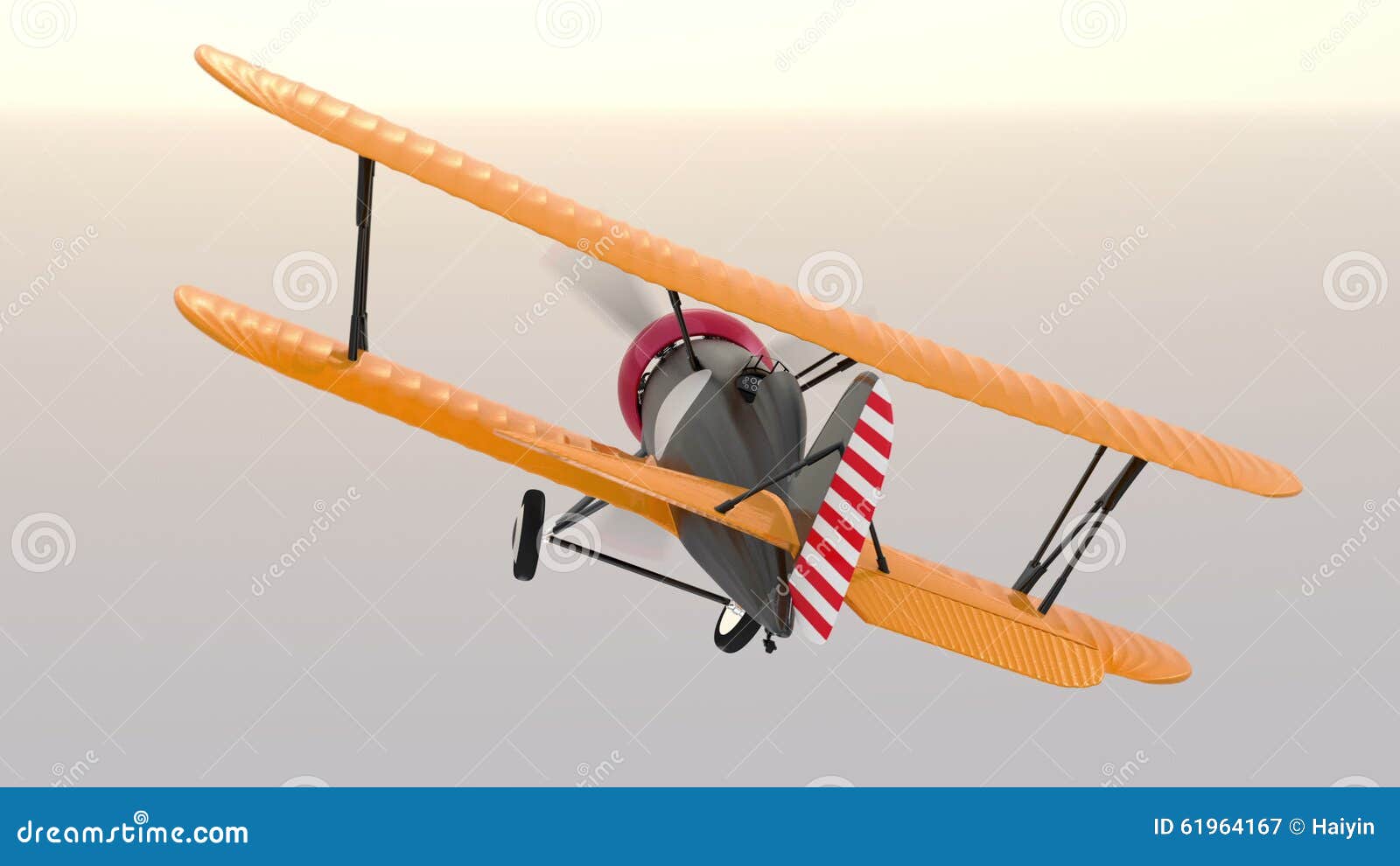 Yellow and Black Biplane Flying in the Sunset Sky Stock Video - Video ...