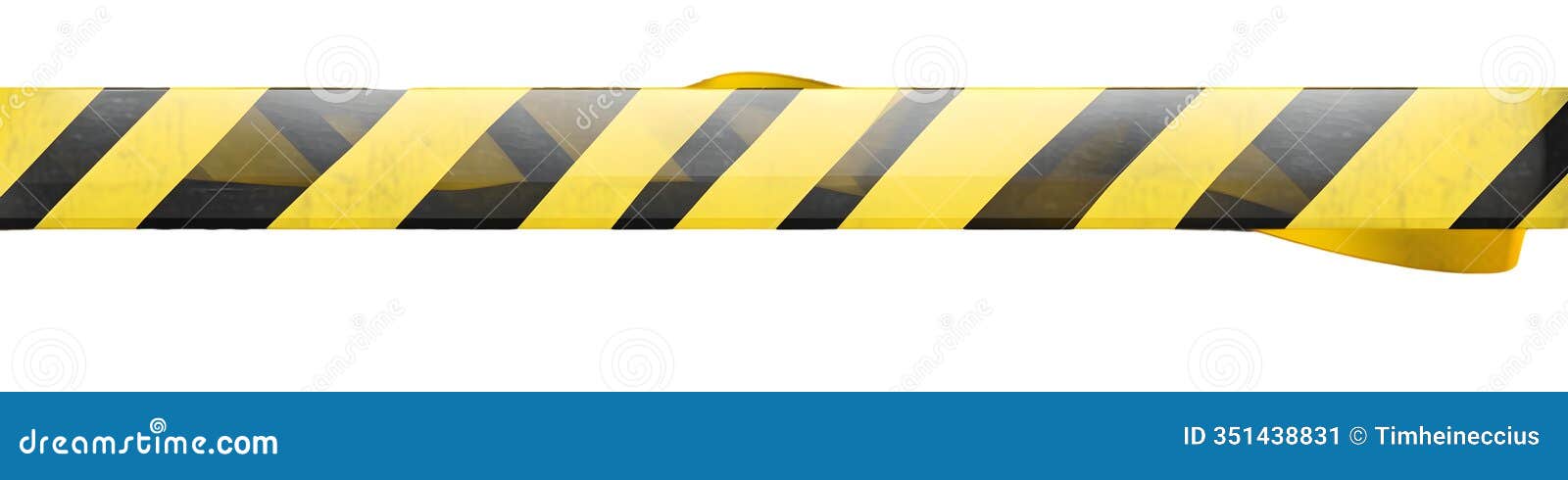 Yellow and Black Caution Tape Ready for Highlighting Safety Hazards ...