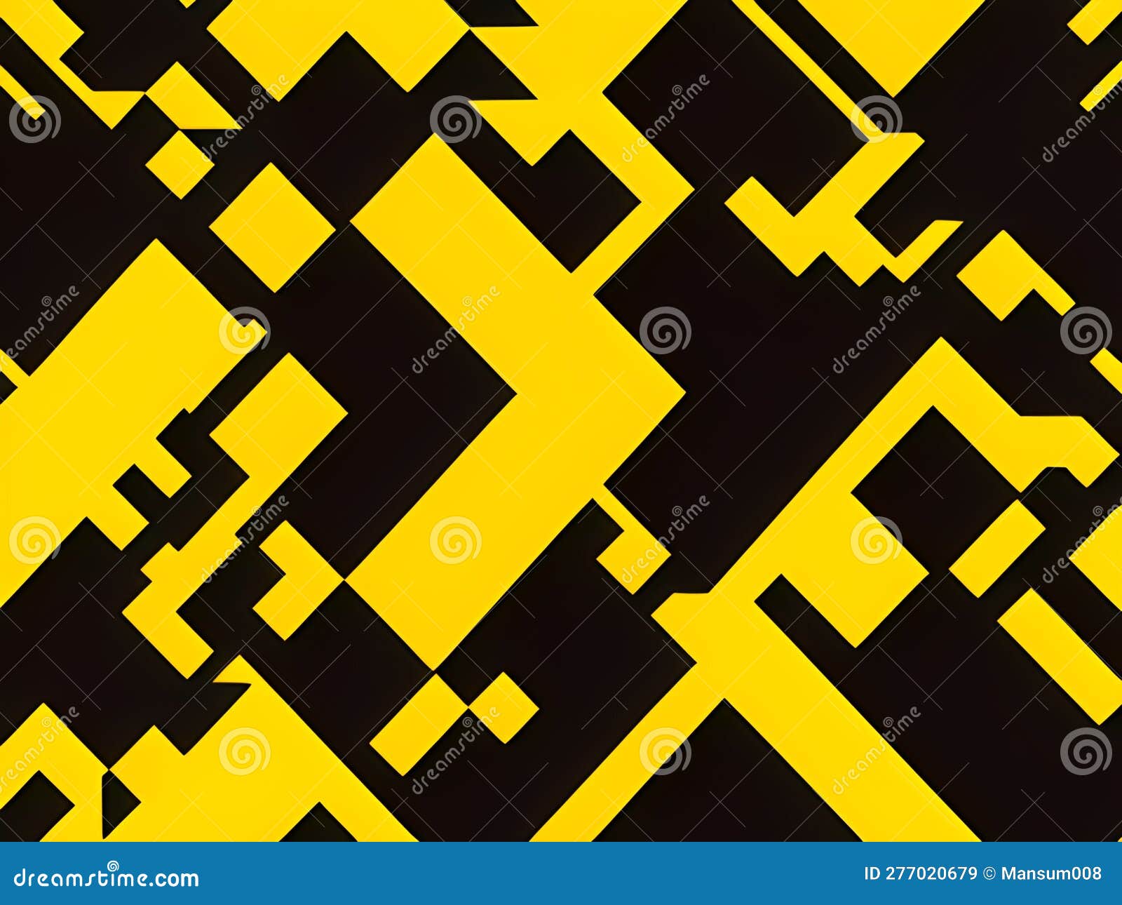 Yellow and Black Color of Abstract Background Stock Illustration ...