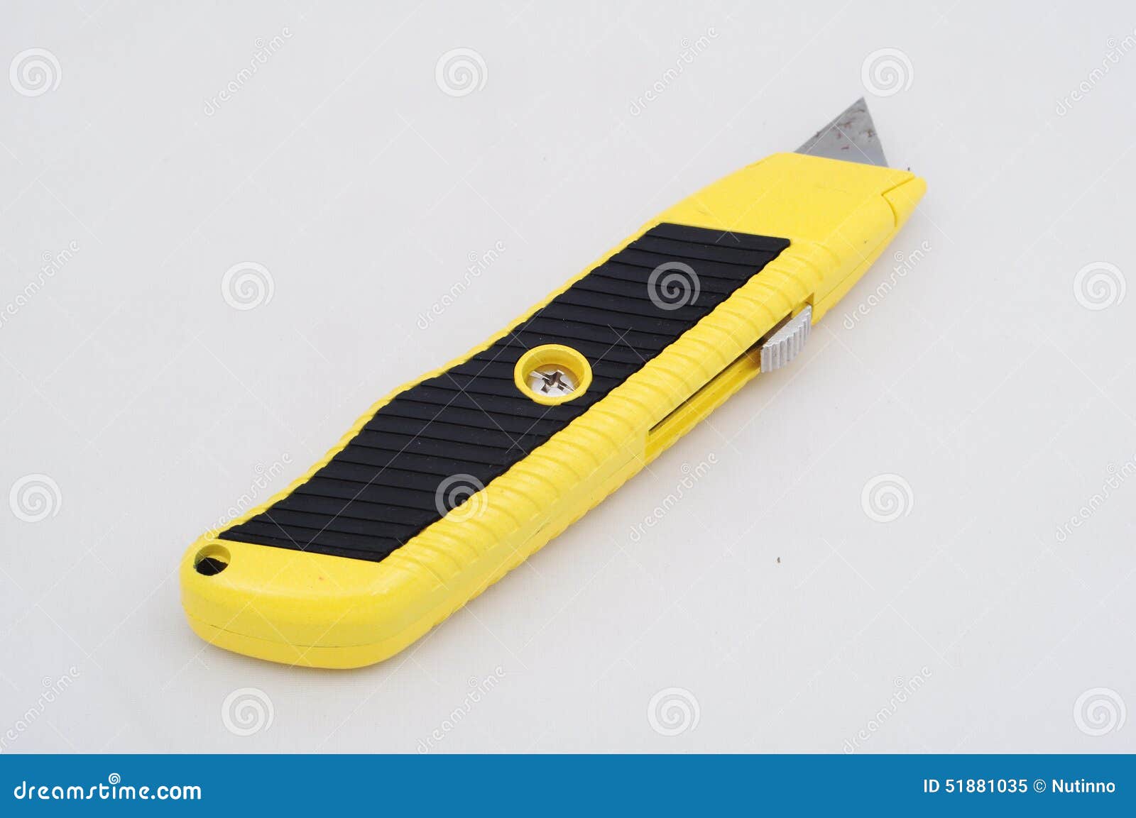 Yellow black cutter stock image. Image of tool, black - 51881035