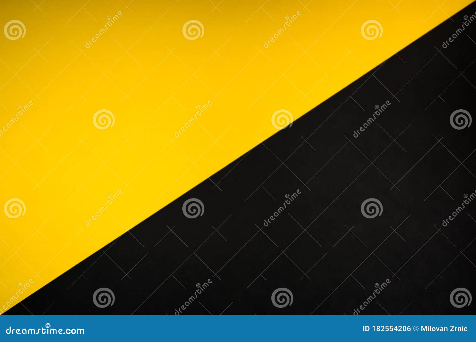 Yellow and Black Diagonally Divided Abstract Background Stock Photo ...