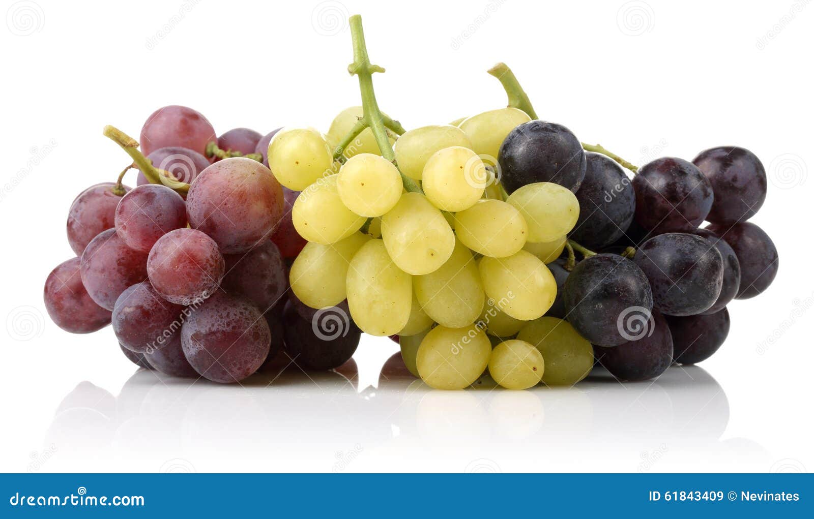 Yellow, Black and Pink Grapes Stock Image - Image of delicious, blue ...