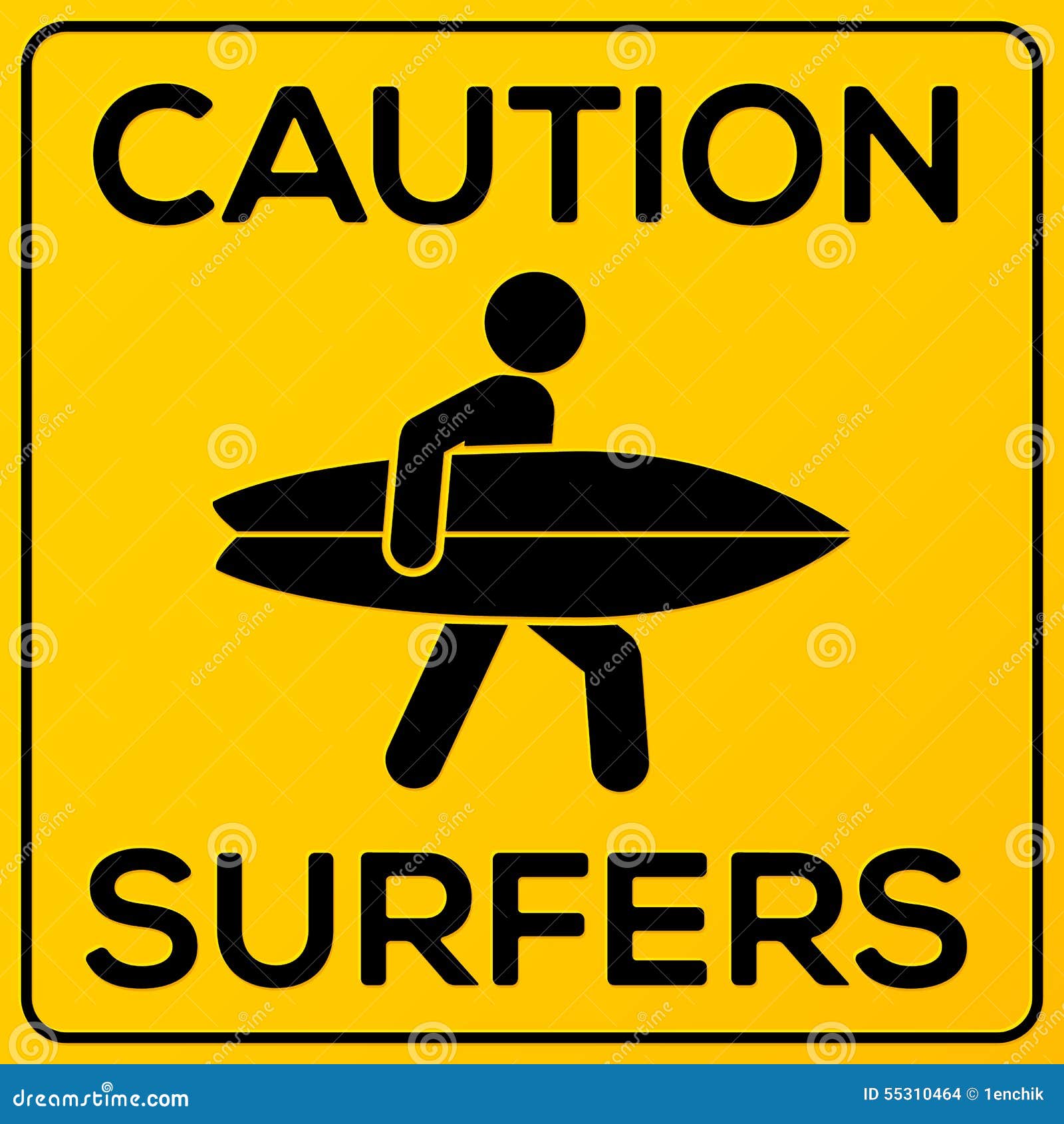 Surfer Guy Sign
