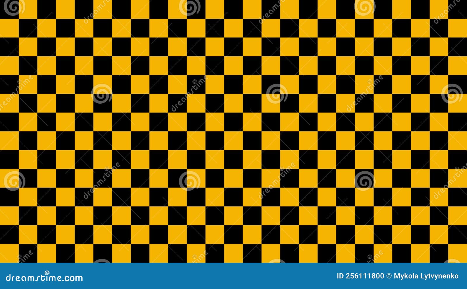 Yellow Black Square Checkered, Check Flag Pattern, Grid Texture ...