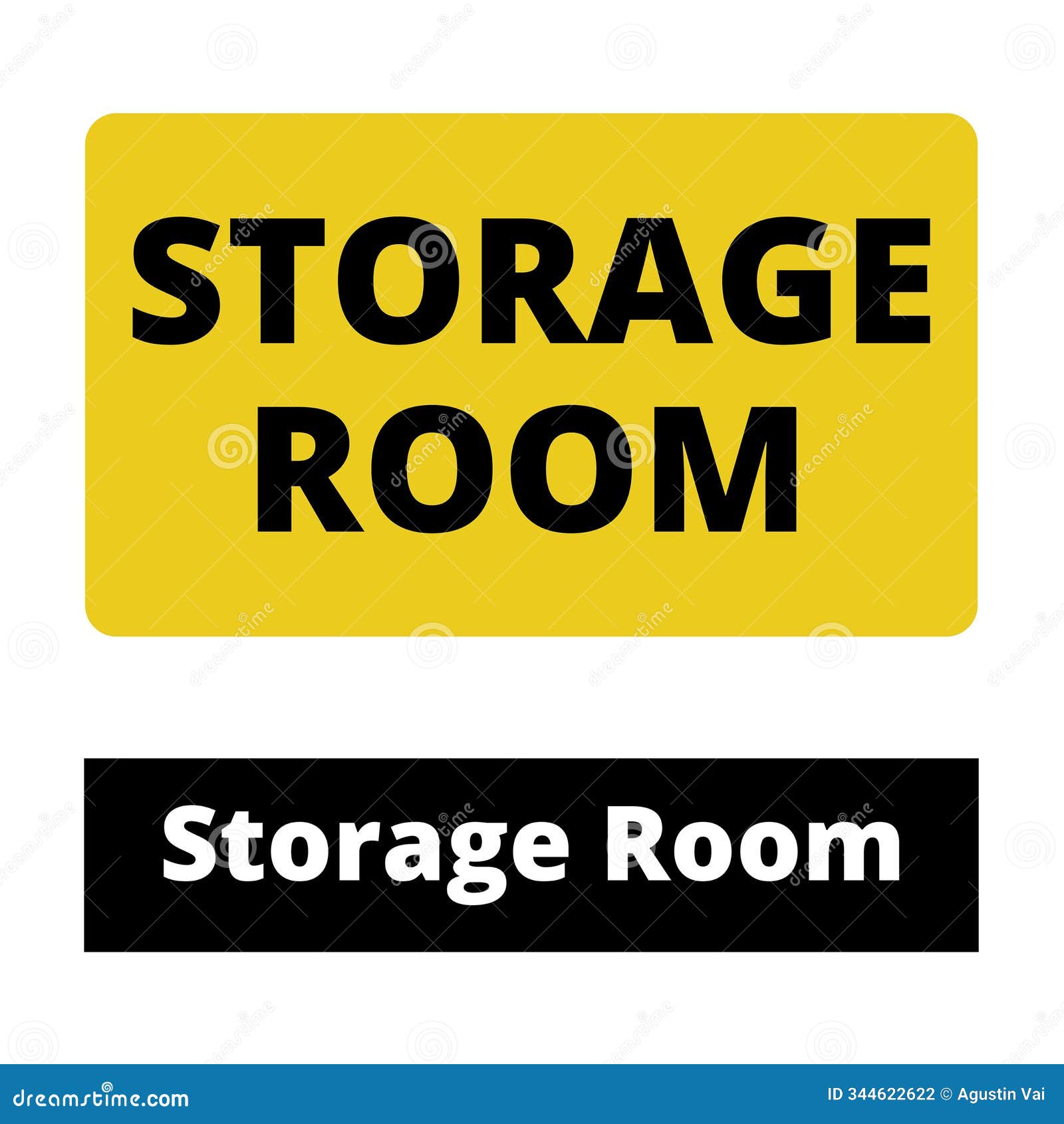 Storage Room Sign On Wall Stock Photo | CartoonDealer.com #216369390