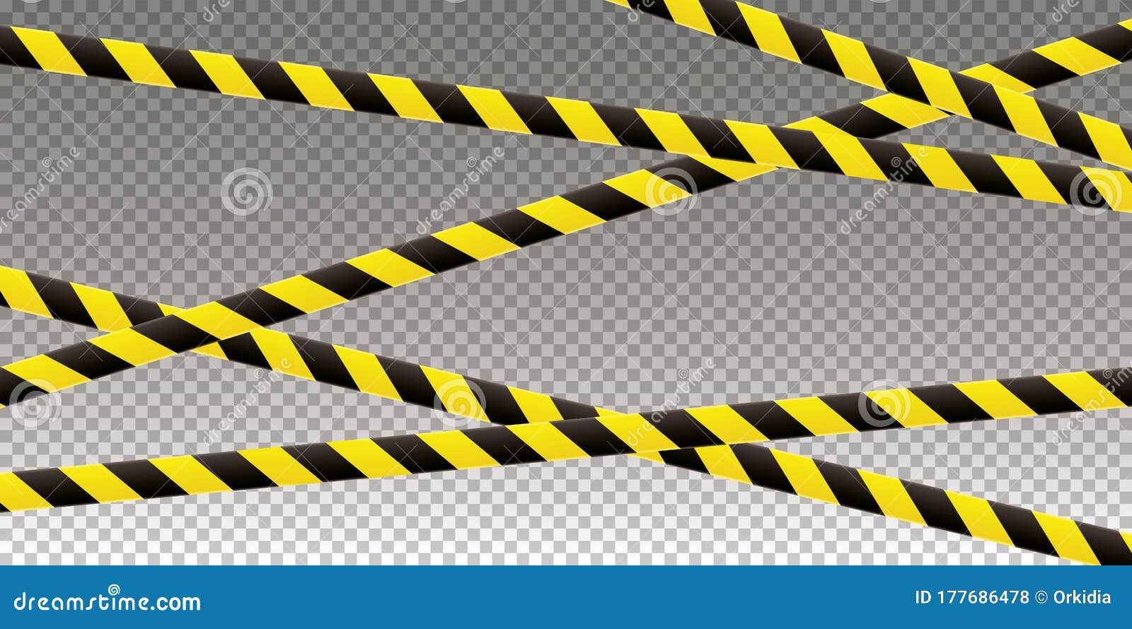 Yellow and black tape stock vector. Illustration of black - 177686478