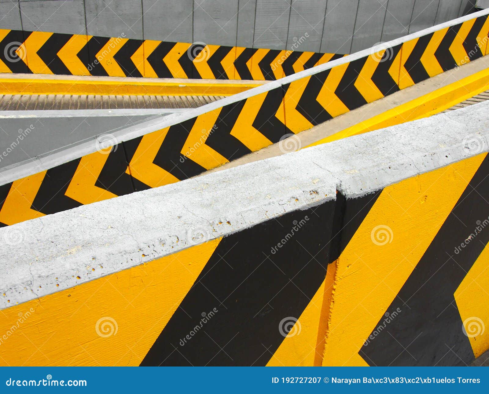 Yellow and Black Traffic Lines Stock Image - Image of yellow, direction ...