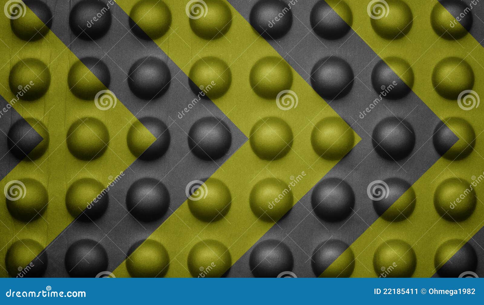 Yellow and Black Warning Sign on Bubble Texture. Stock Image - Image of ...