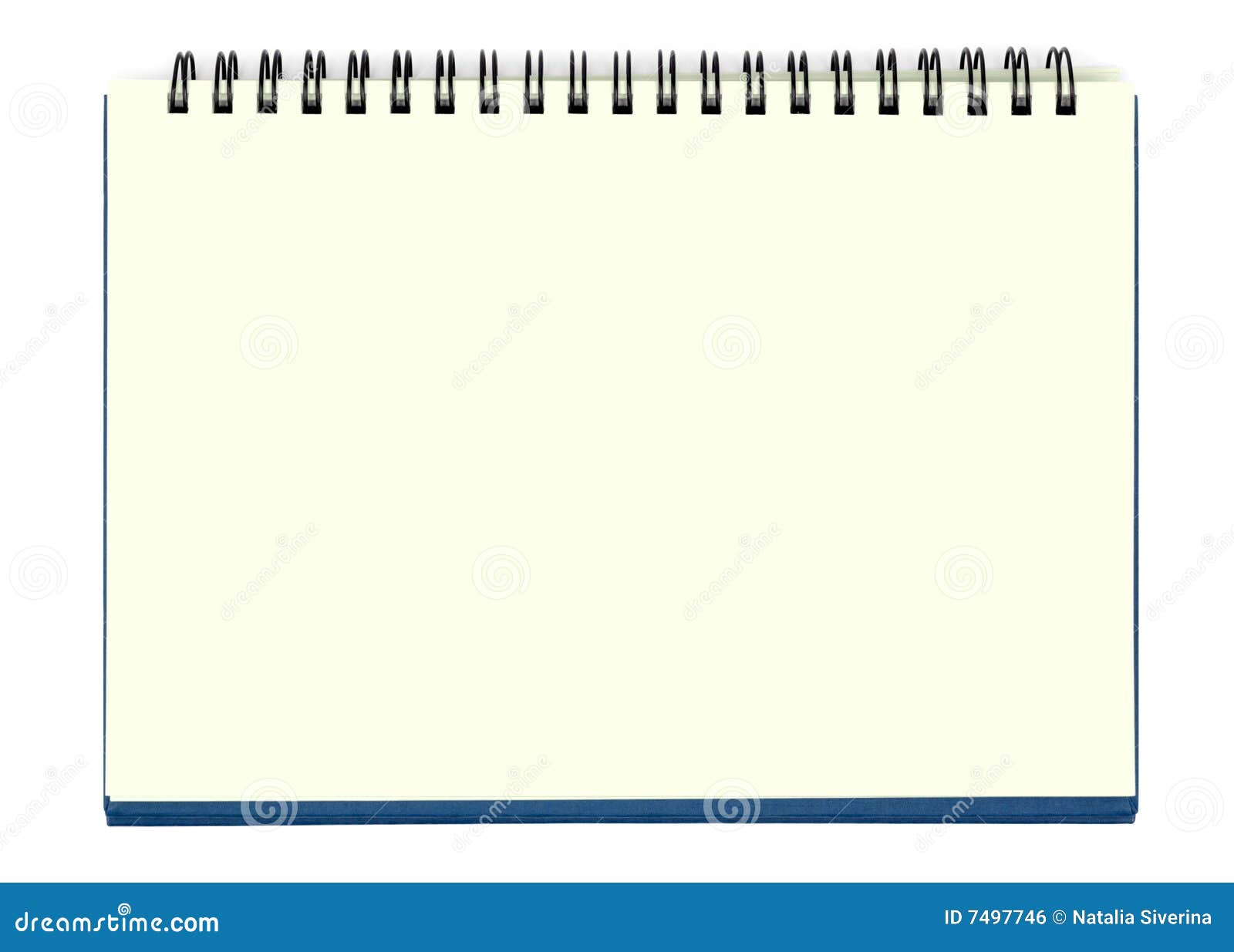 Yellow Blank Notebook Sheet Stock Photo - Image of scrap, paper: 7497746