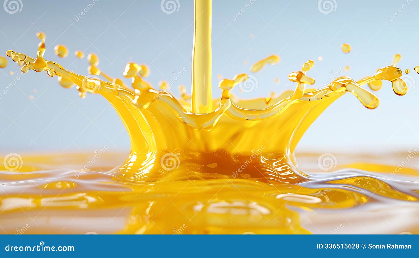 Yellow Blended Paint Drops and Background Stock Illustration ...