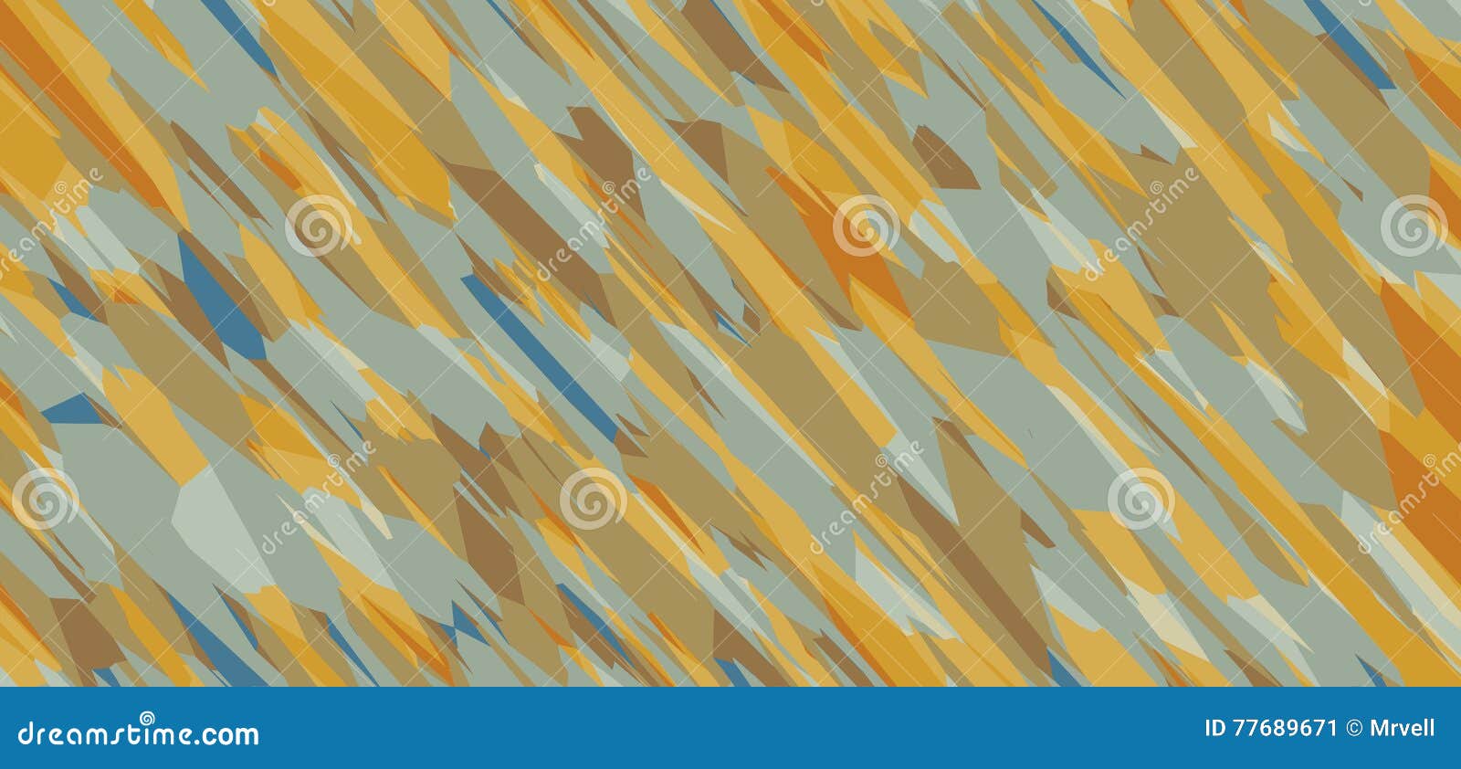 Yellow Blue and Brown Abstract Stock Illustration - Illustration of ...