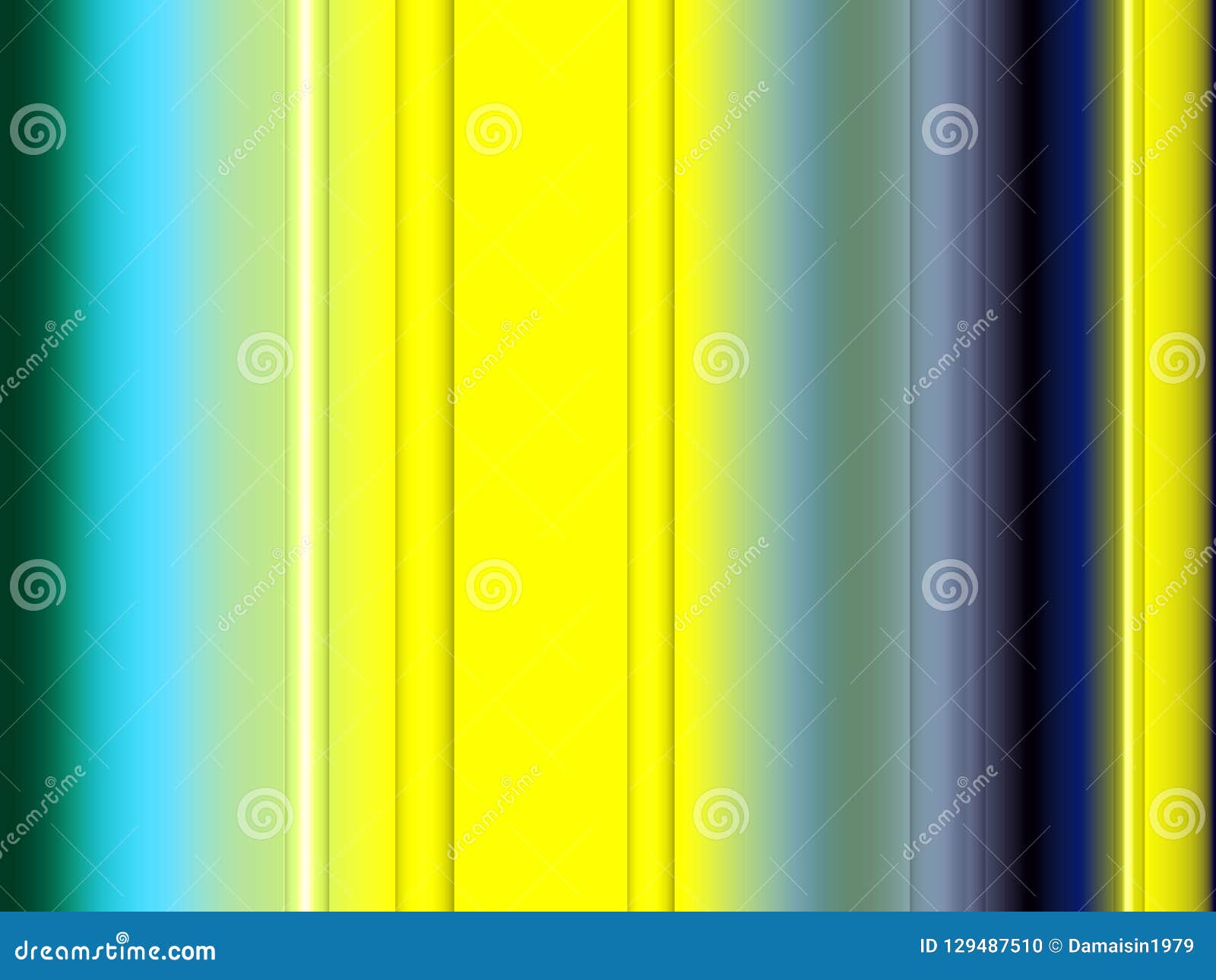 Yellow Blue Contrasts, Sparkling Forms, Lines, Sparkling Background ...