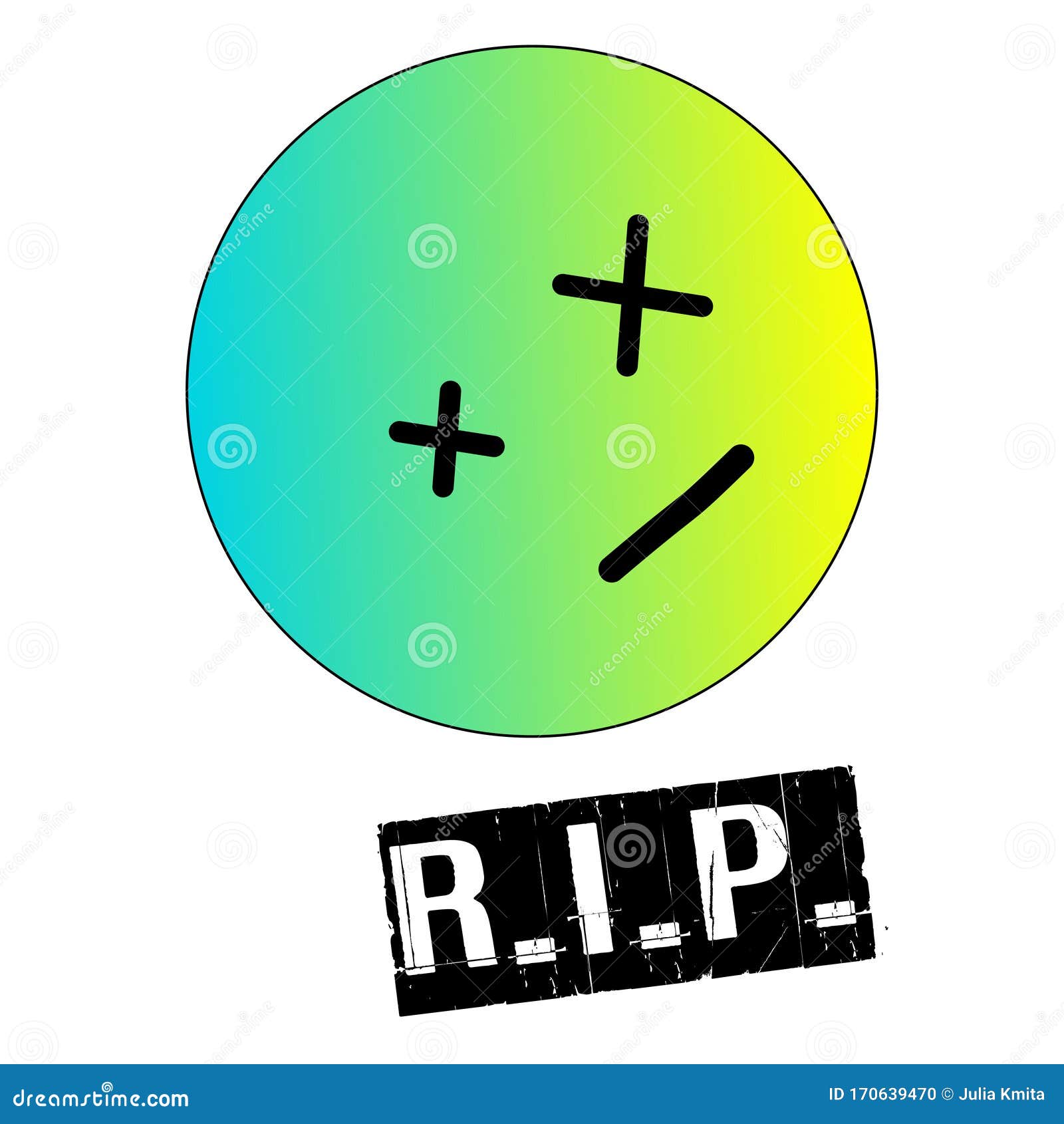 Red And Blue Dead Eye Smiling Face, Black Background Wallpaper. Royalty ...