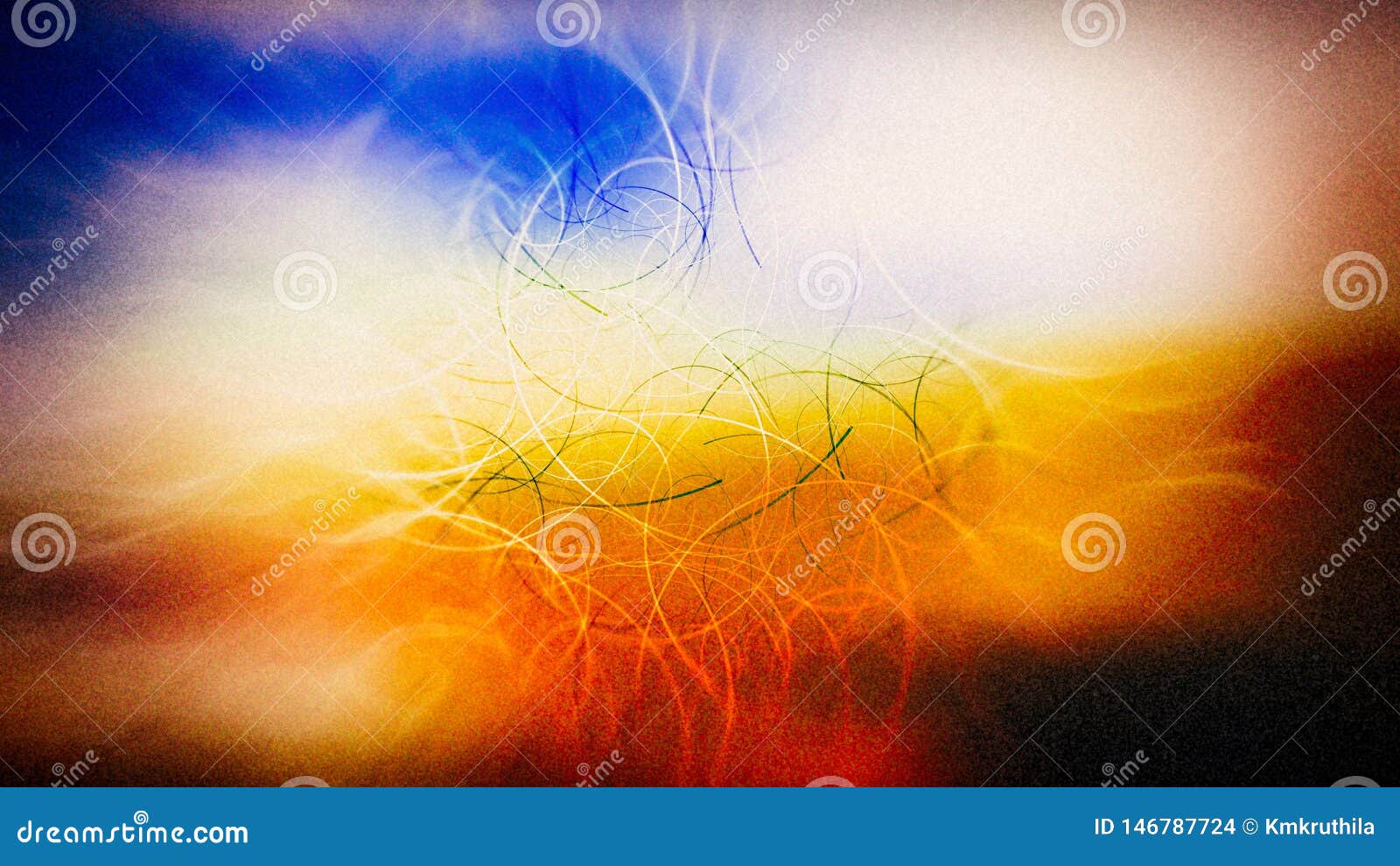 Yellow Blue Light Background Beautiful Elegant Illustration Graphic Art ...