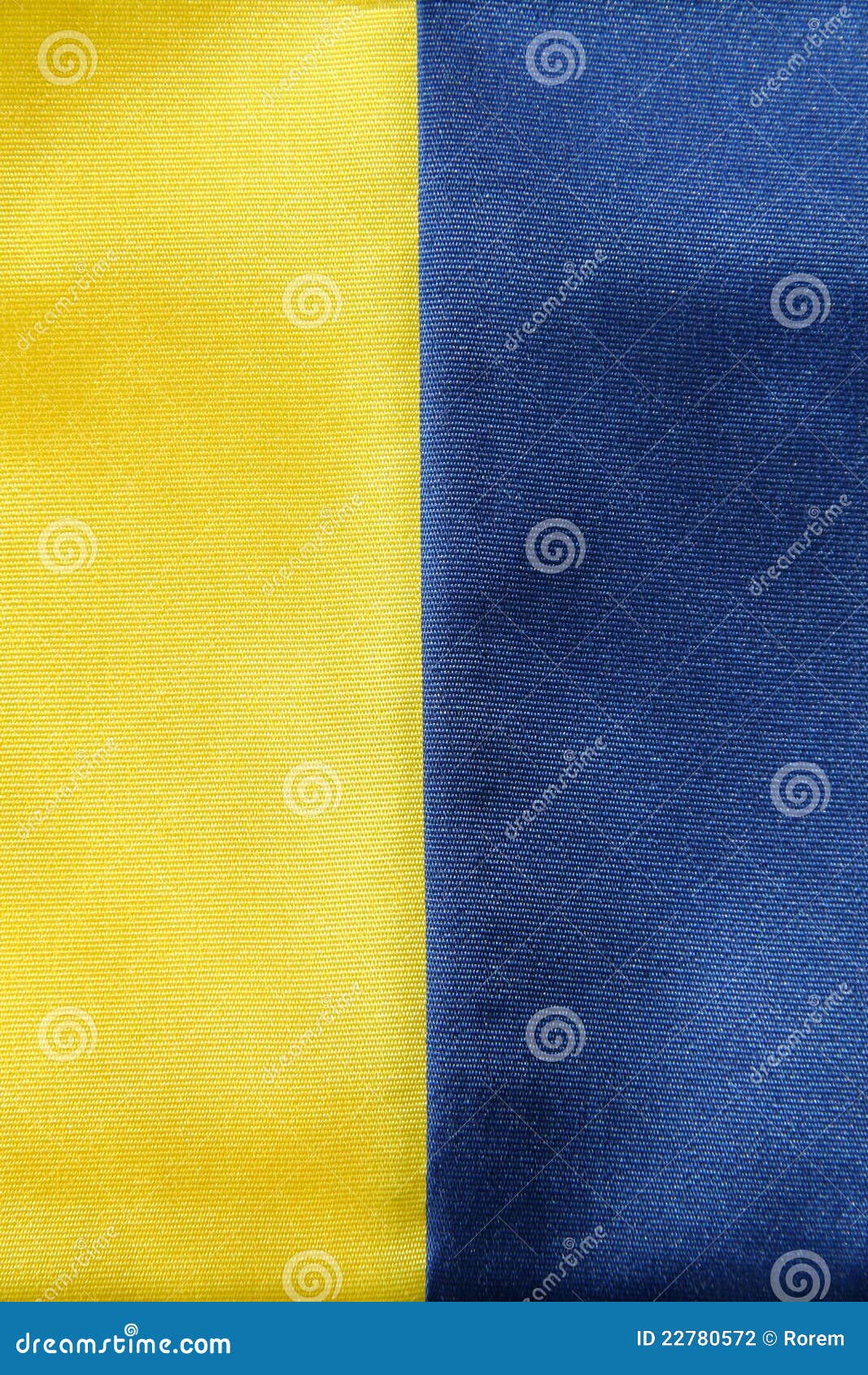Yellow blue ribbon stock photo. Image of present, graphic - 22780572