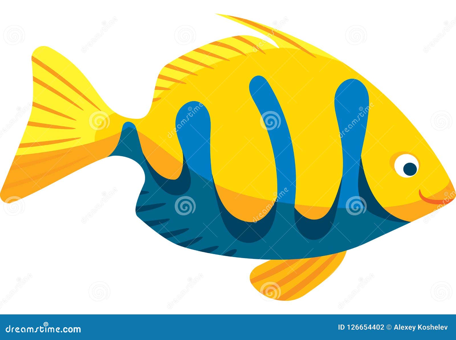 Smiling Fish Clipart