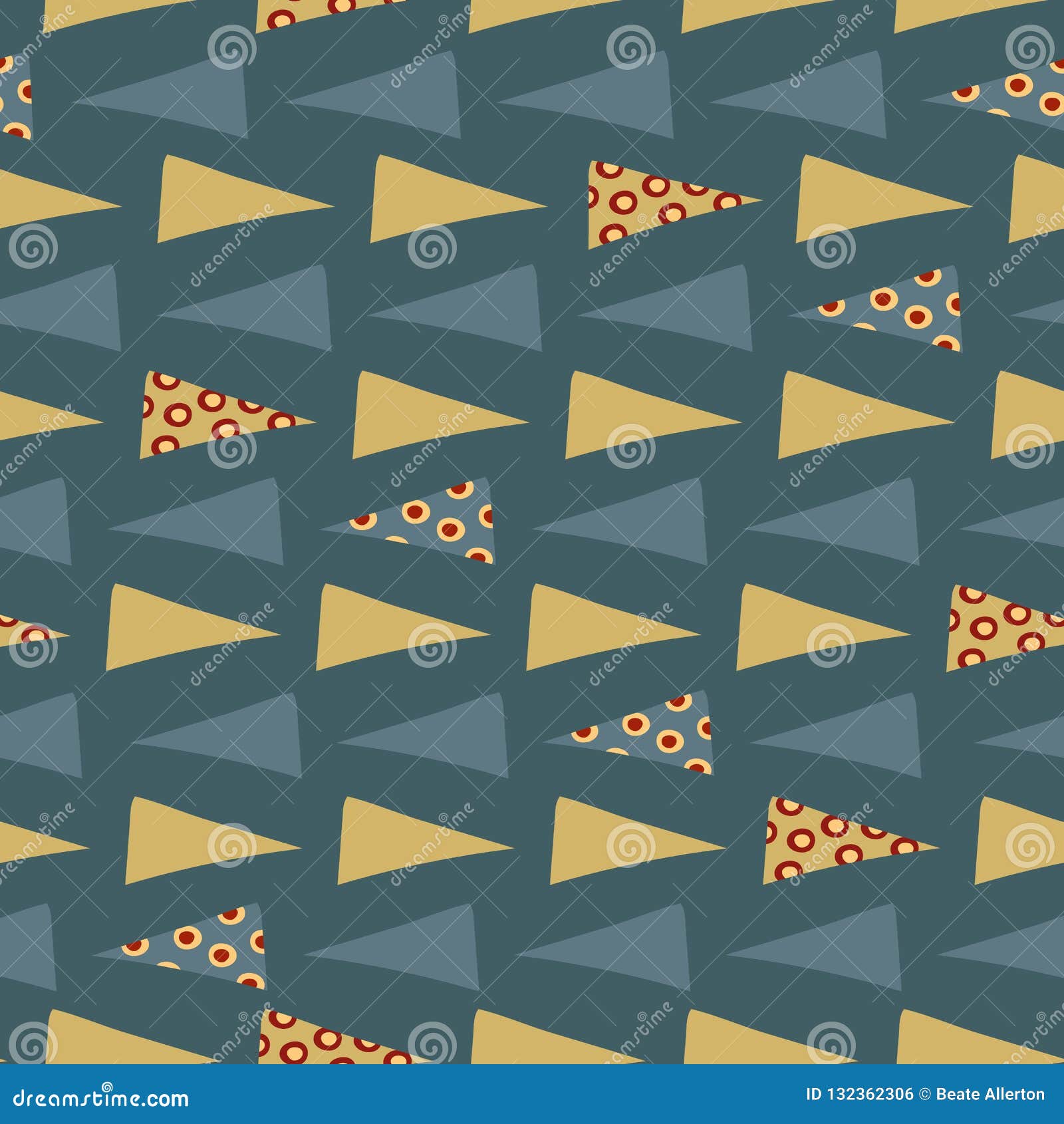 Yellow blue triangle flow stock vector. Illustration of contemporary ...