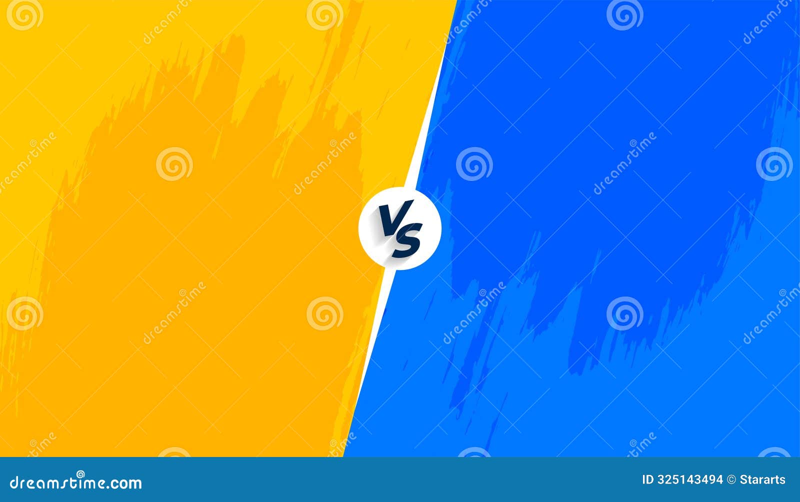 Red And Blue Versus Sign On A Transparent Background. Vector ...