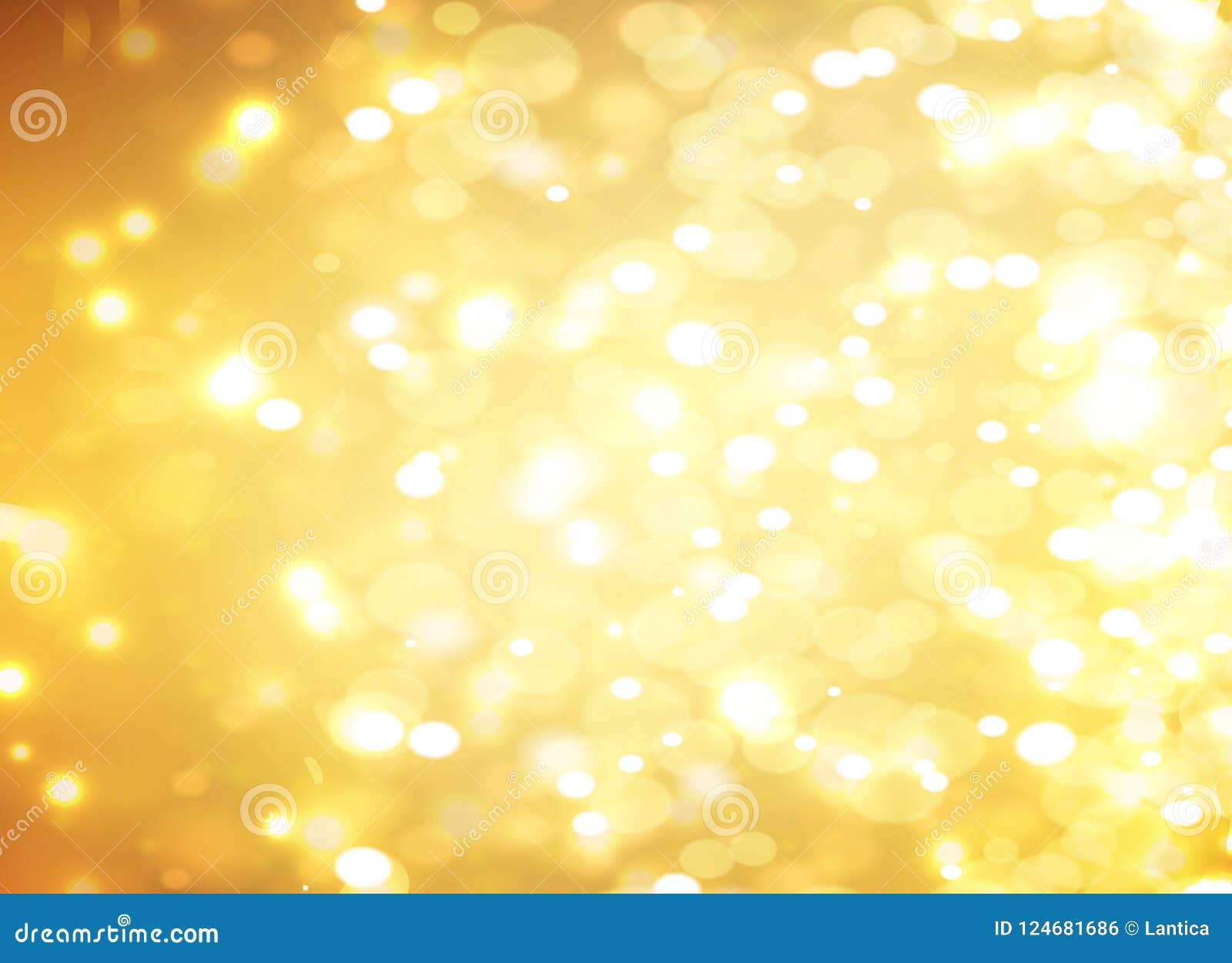 Yellow Bokeh Background Light Effect for Your Design Stock Vector ...