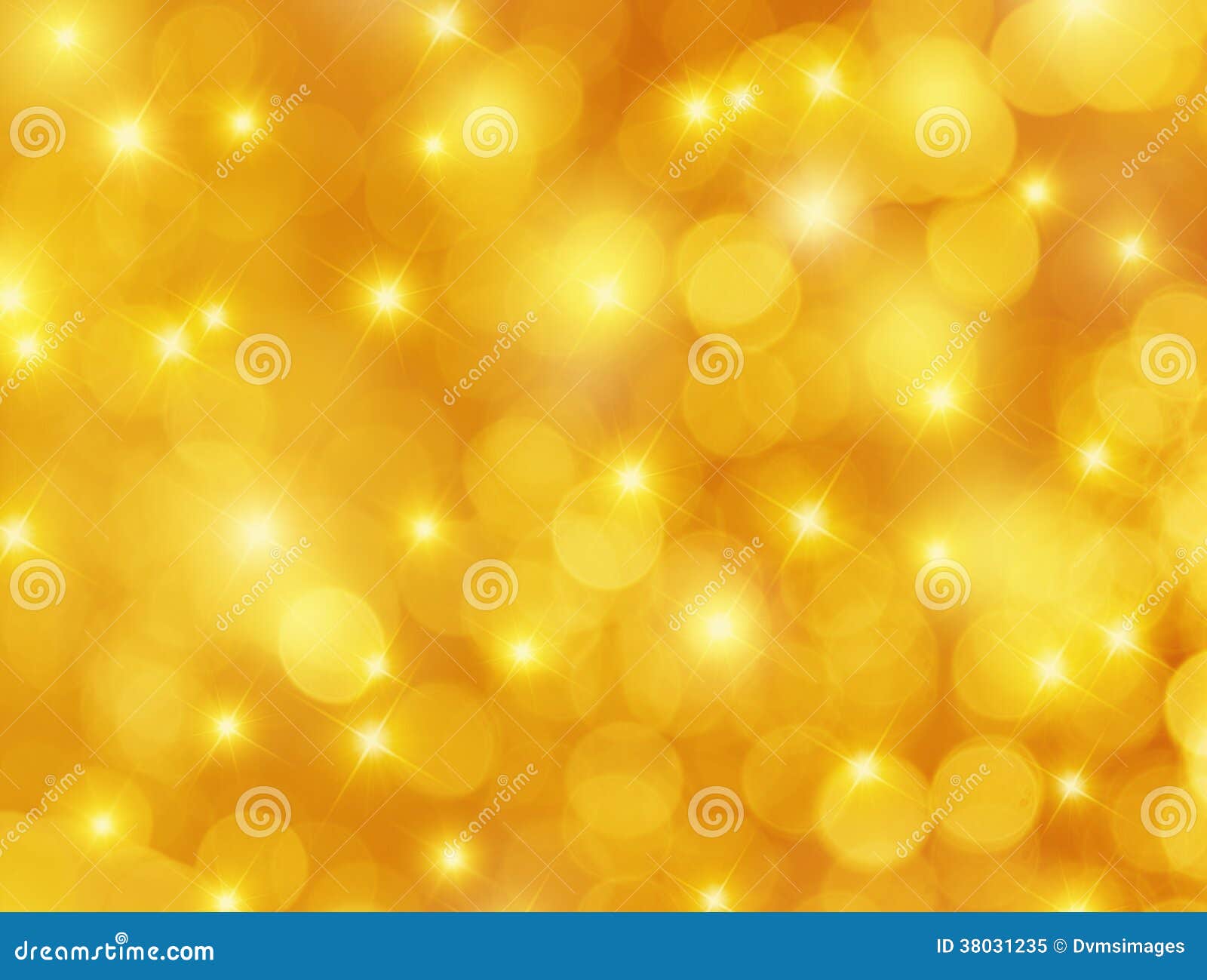 Yellow Bokeh Background With Sparking Lights Design Vector Illustration ...