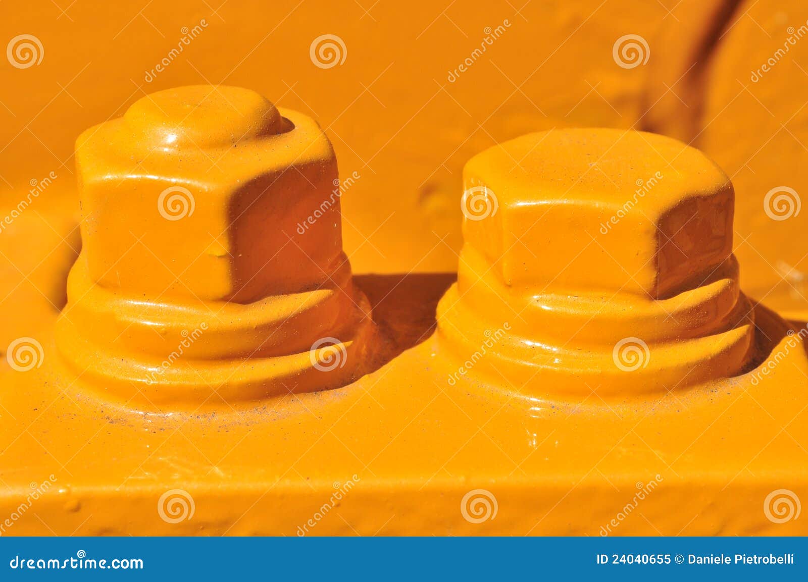 Yellow bolts stock image. Image of together, yellow, mechanic - 24040655