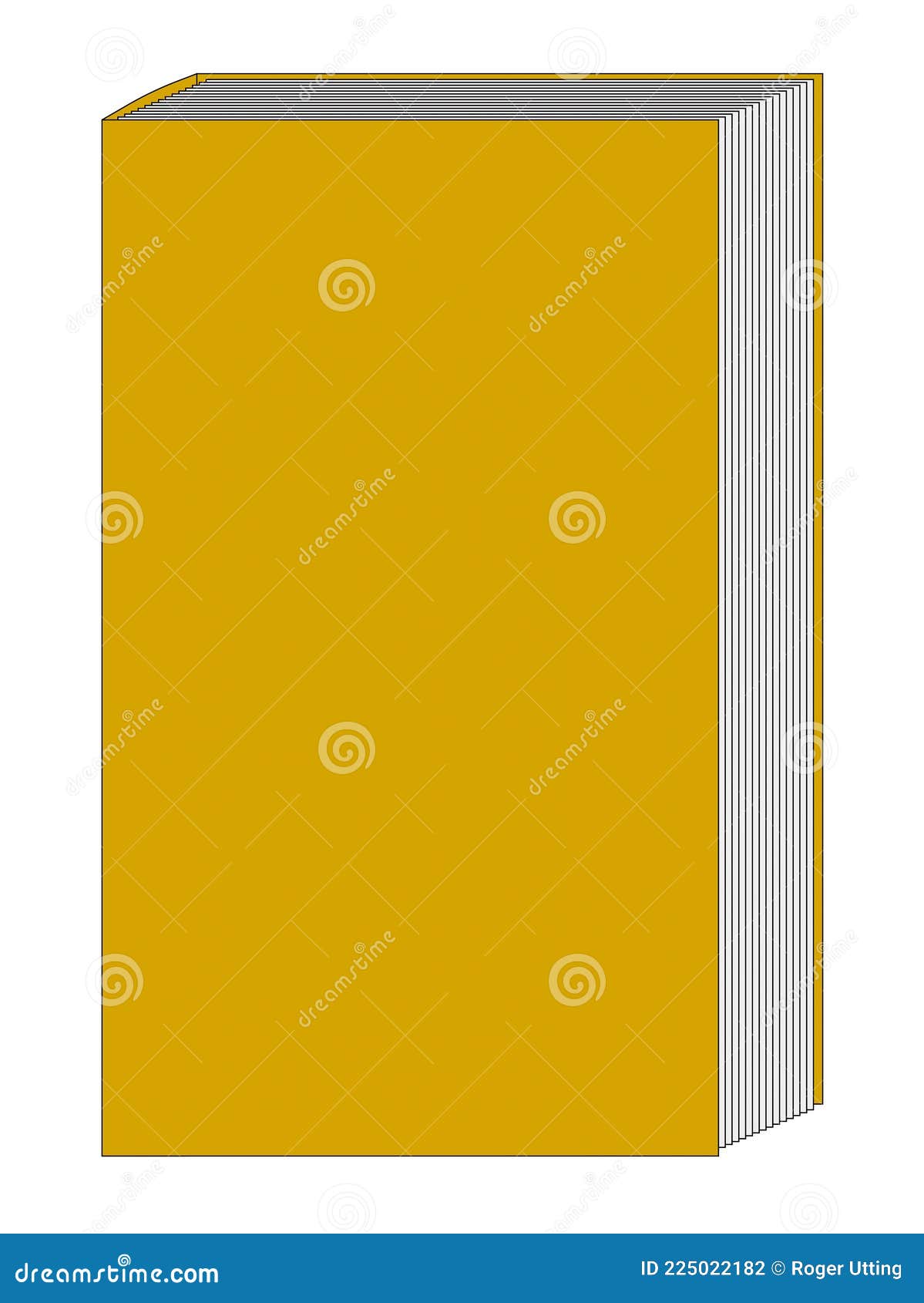 A Yellow book stock illustration. Illustration of design - 225022182