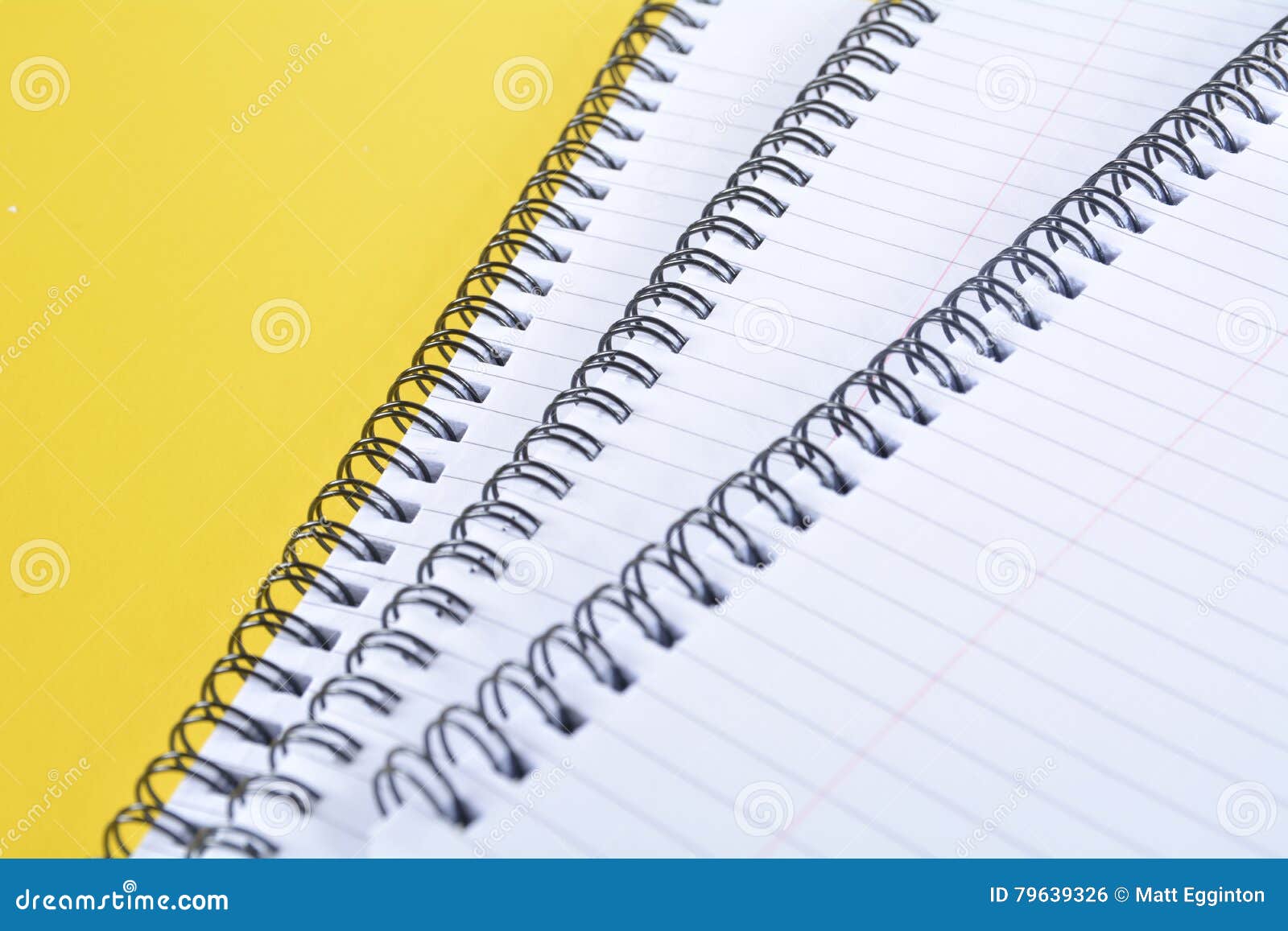 Yellow bound paper stock photo. Image of write, bound - 79639326