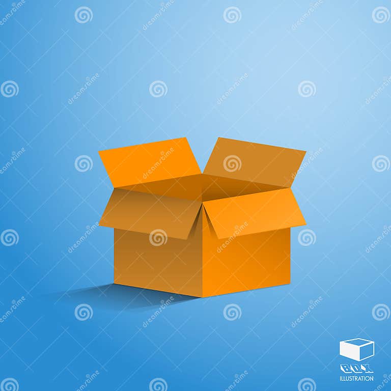 Yellow Box stock vector. Illustration of packet, background - 59113583