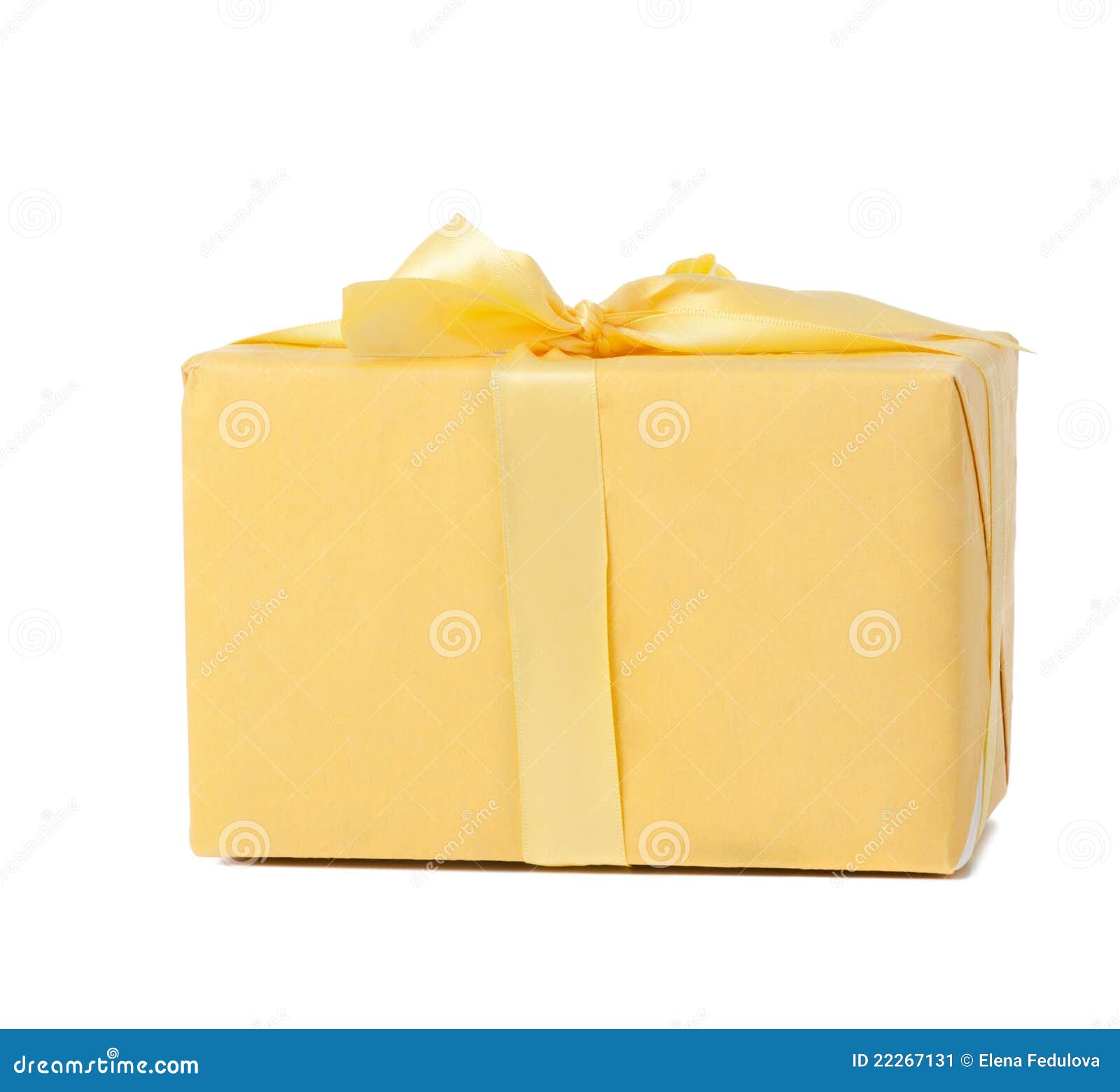 Yellow box isolated stock image. Image of december, single - 22267131