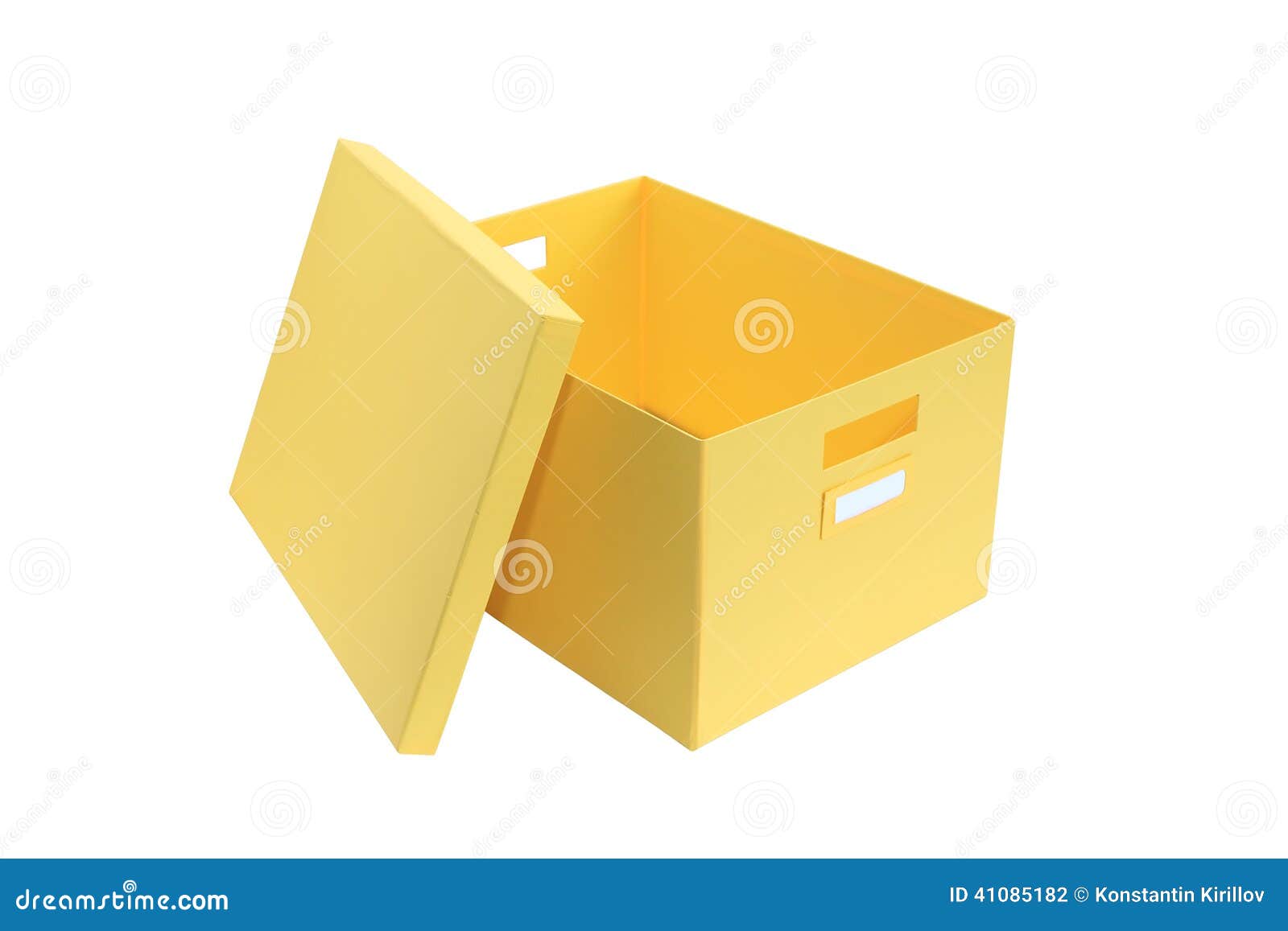 Yellow Box stock photo. Image of carton, accessibility - 41085182