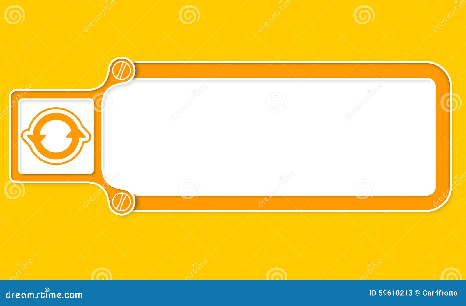 Yellow box stock illustration. Illustration of label - 59610213
