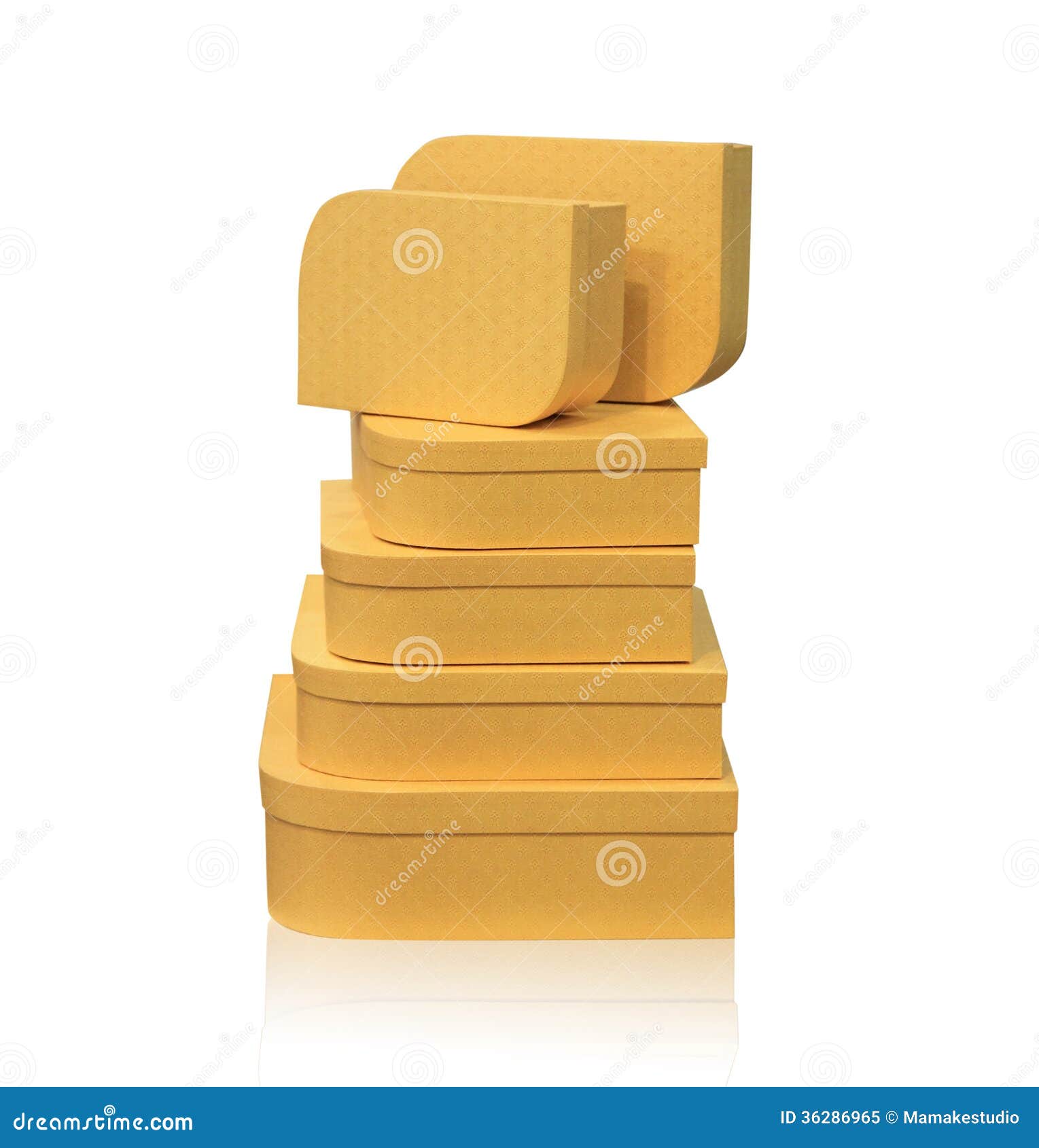 Yellow boxes stock image. Image of carton, blank, fashion - 36286965