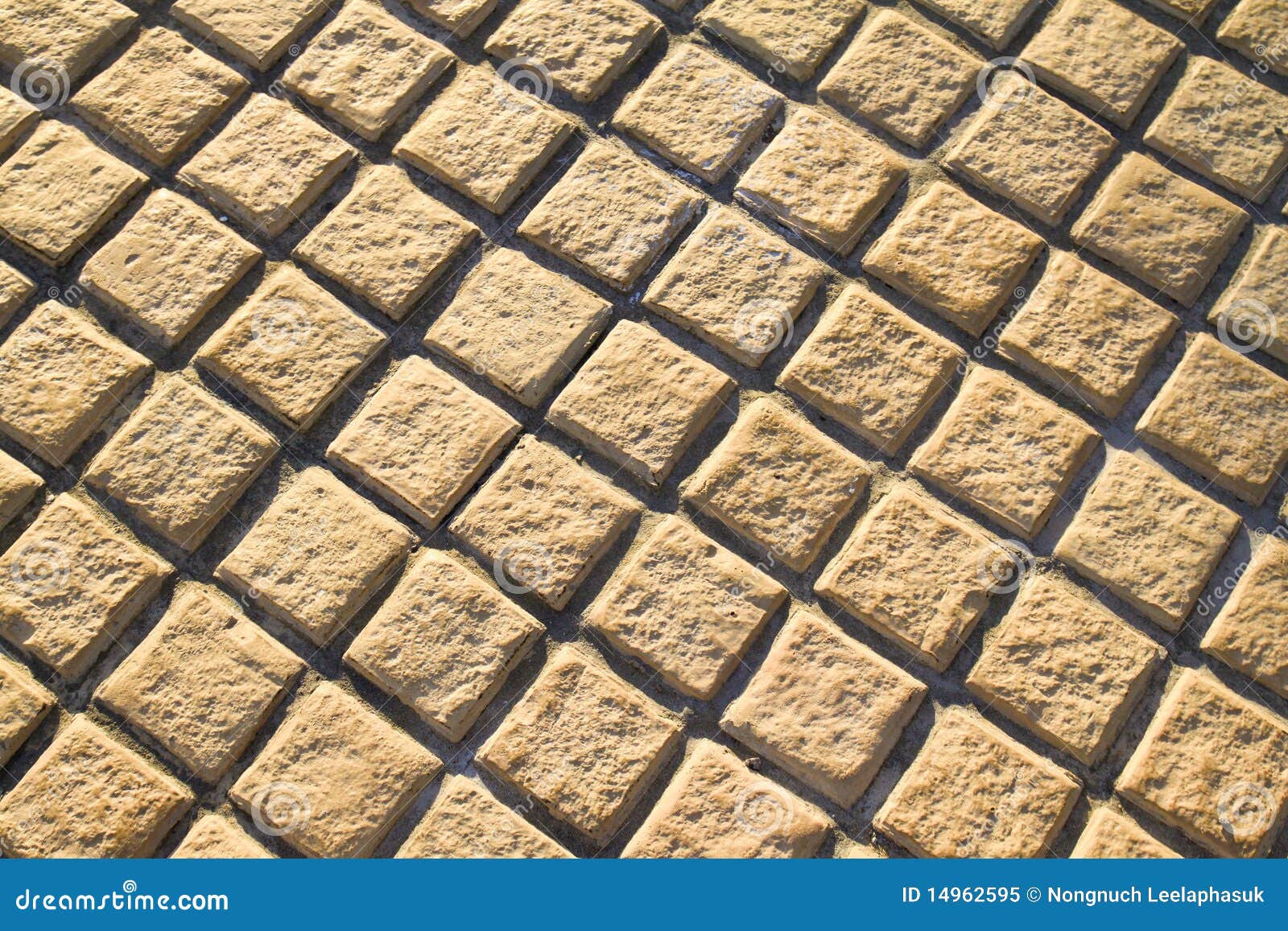 Yellow Brick Floor Pavement Stock Image - Image of mosaic, clay: 14962595