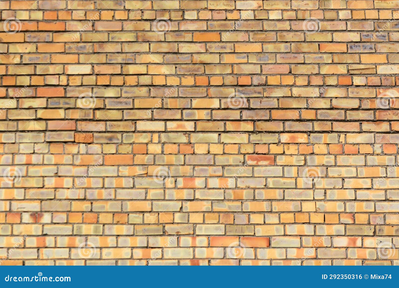 Yellow Brick Wall As Background 1 Stock Photo - Image of wall, space ...