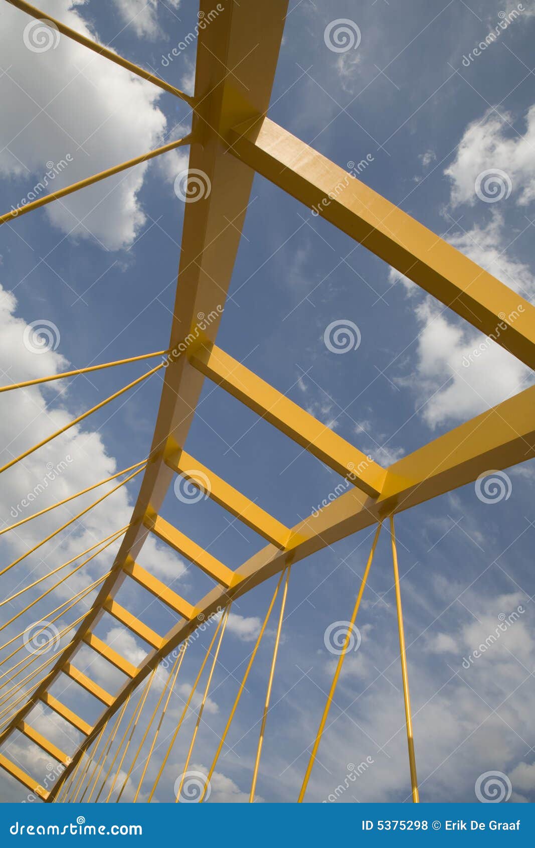 Yellow bridge stock photo. Image of transport, design - 5375298
