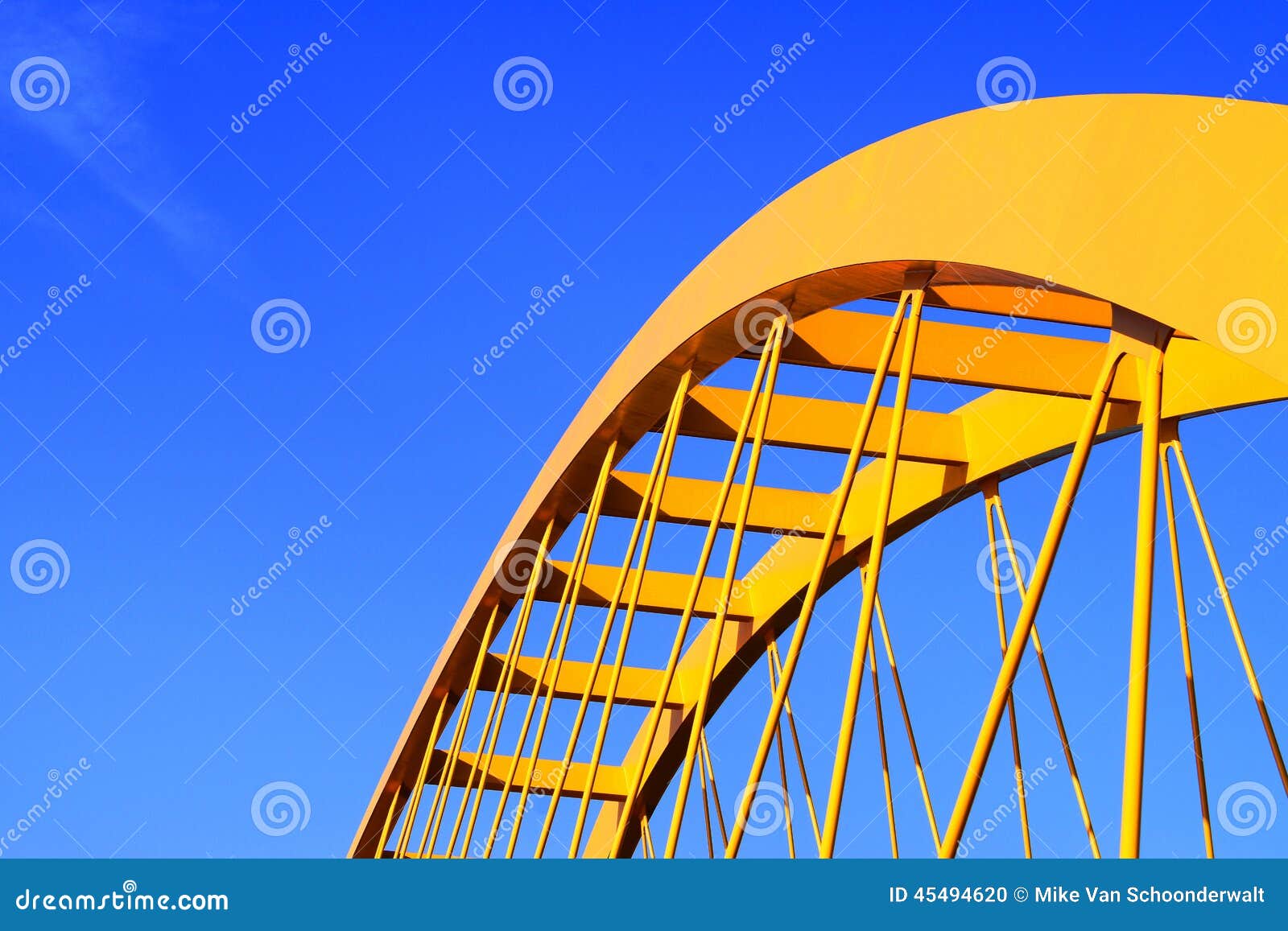 Yellow bridge stock photo. Image of framework, architectural - 45494620