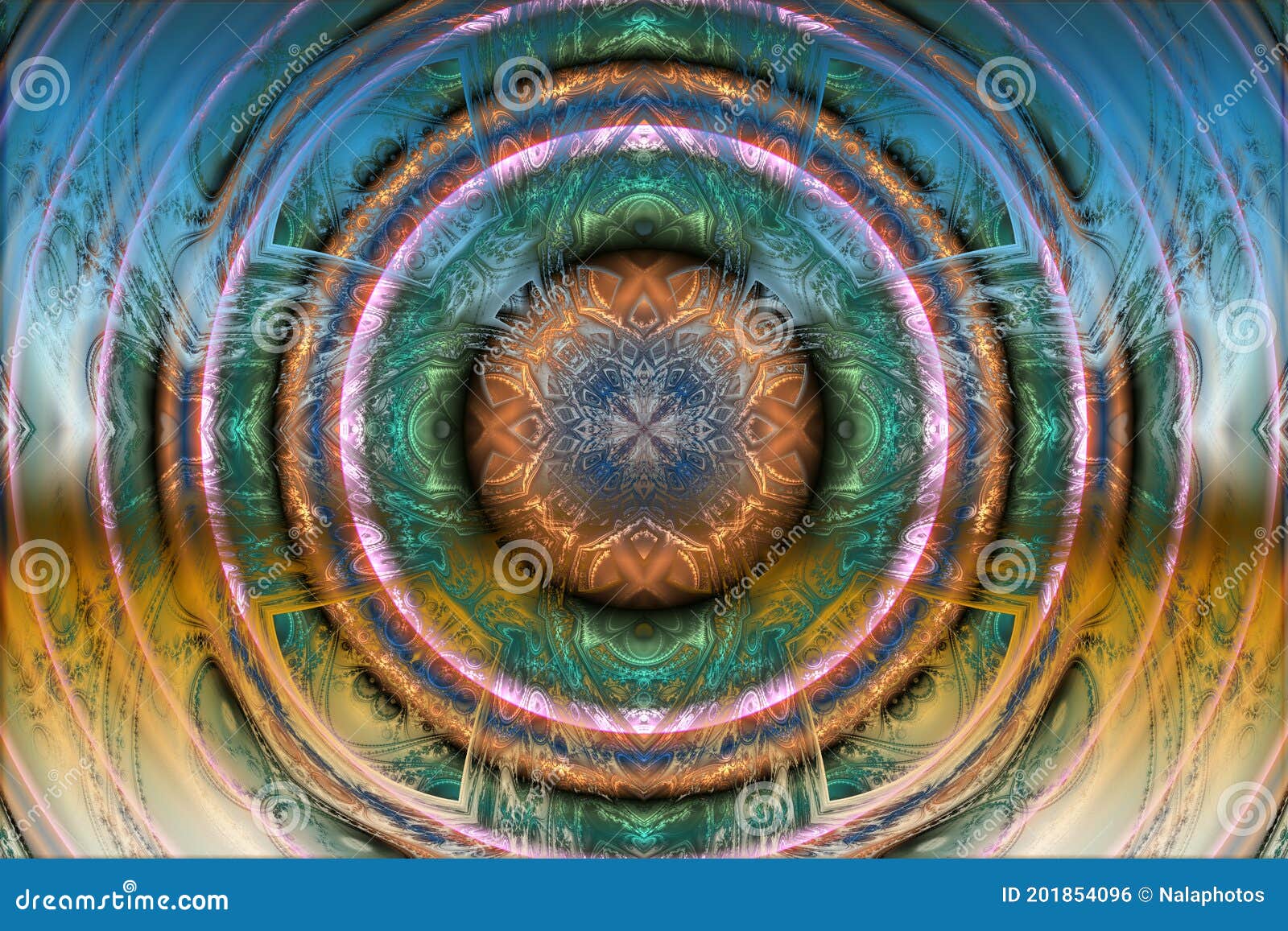 Yellow Positive Artsy Background Cover Logo Illustration Fractal ...