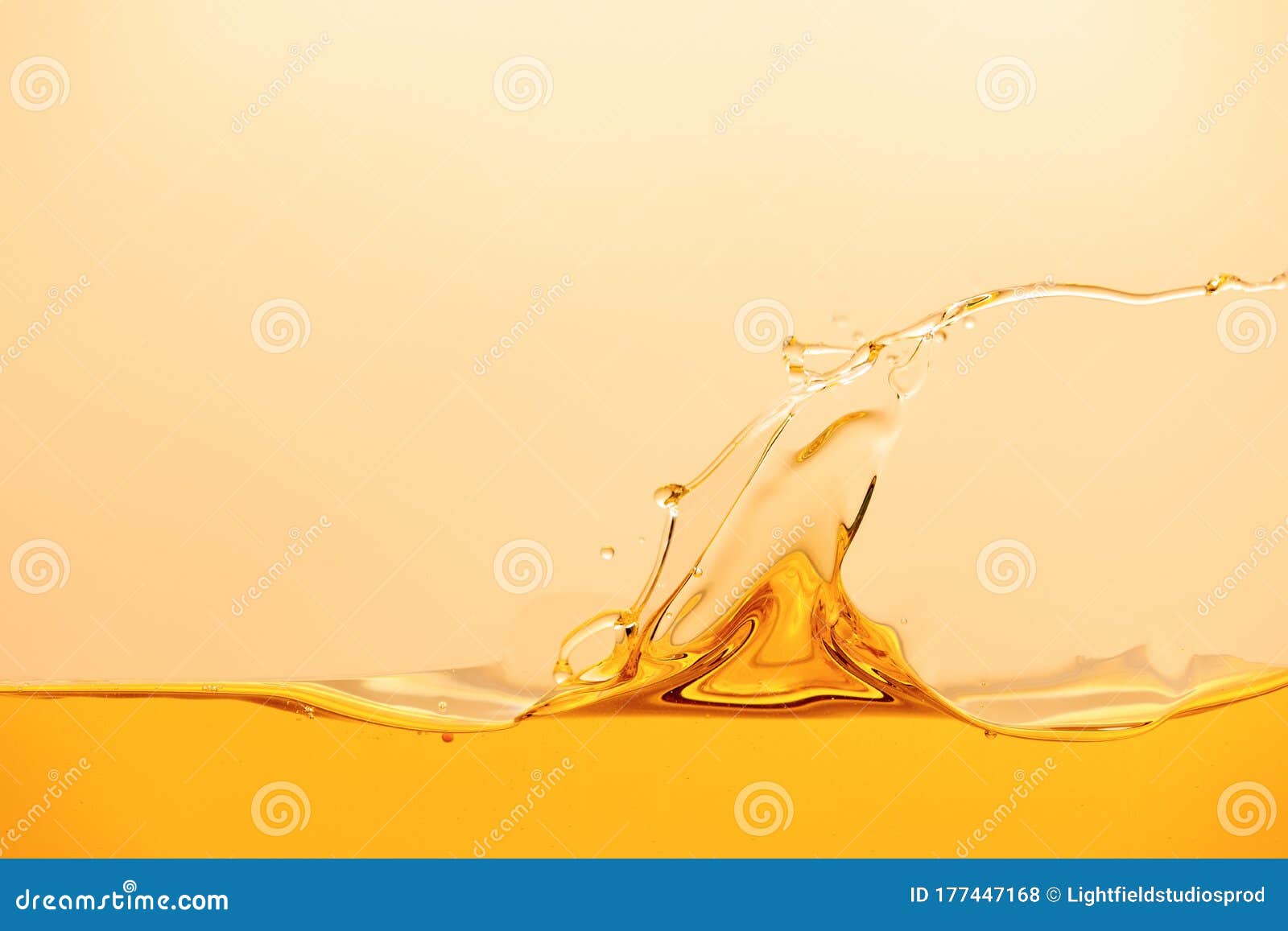 Bright Liquid with Splash and Wave Stock Photo - Image of minimal ...
