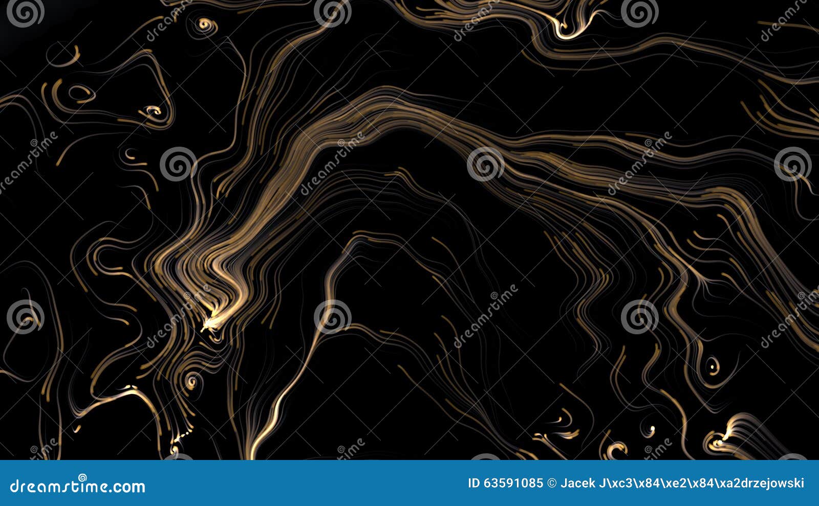 Yellow Bright Plasma Abstract Background on Black Stock Illustration ...